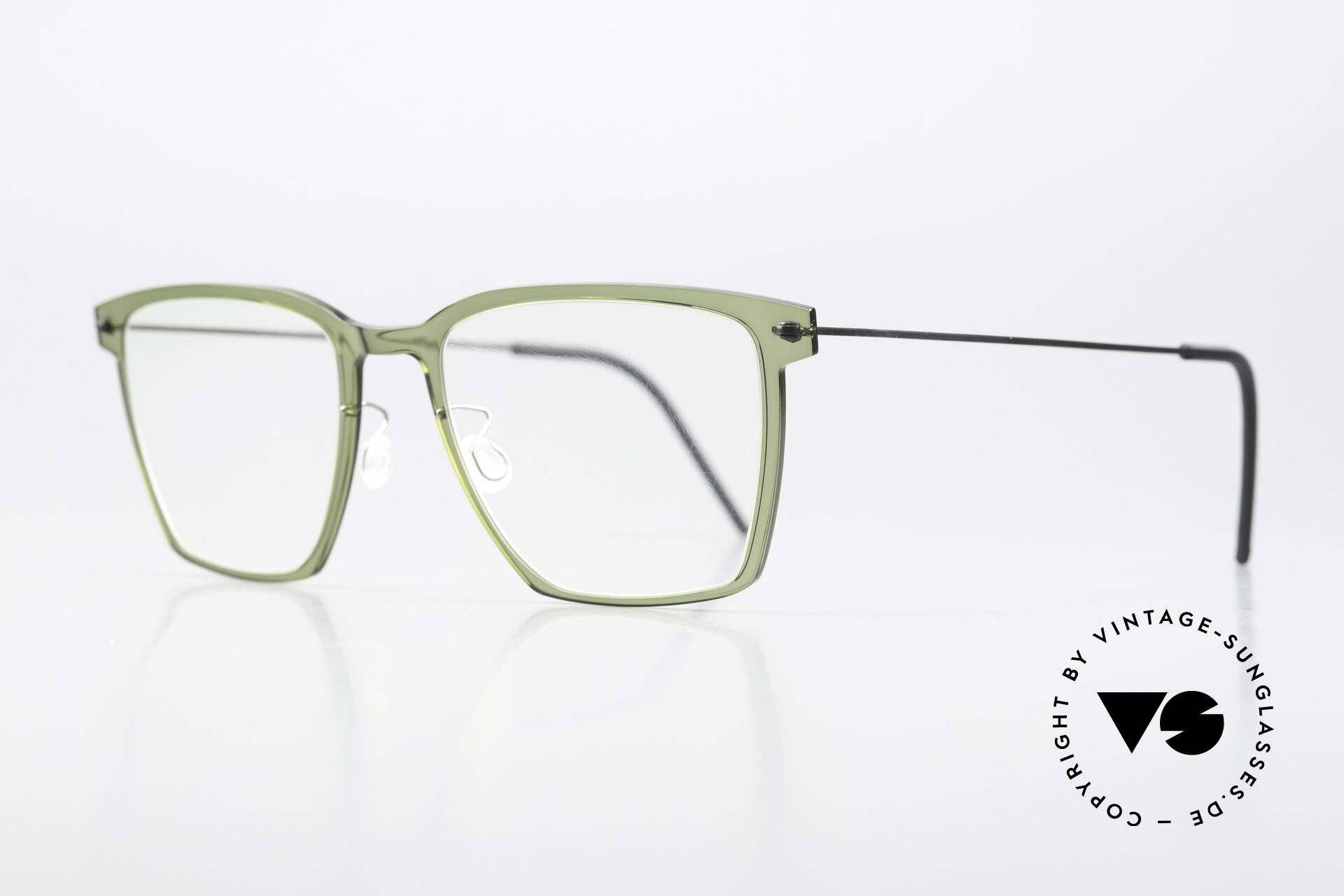 Glasses Lindberg 6554 NOW Square Designer Eyeglasses