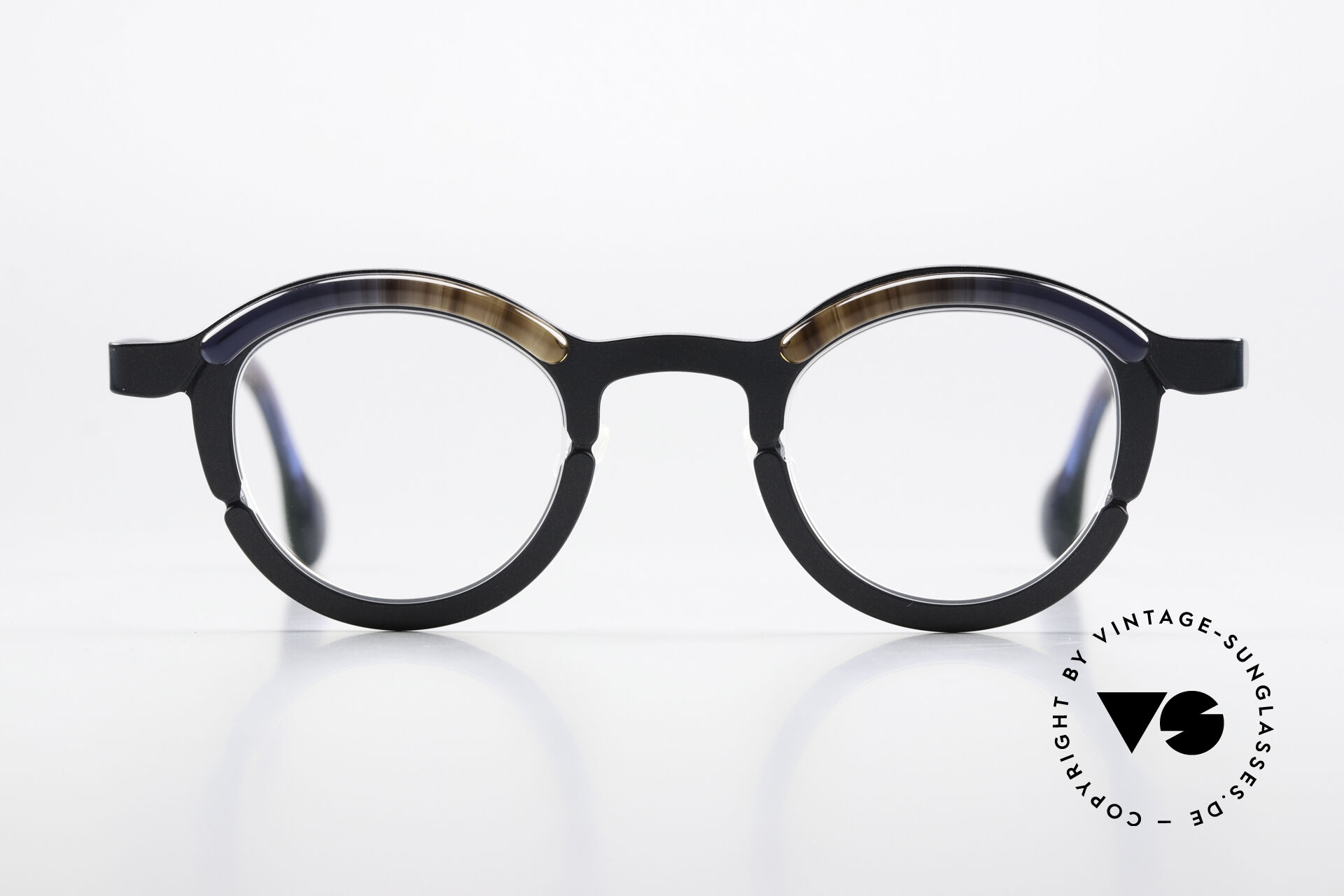 Glasses Theo Belgium Piece Round Frame Unisex Panto