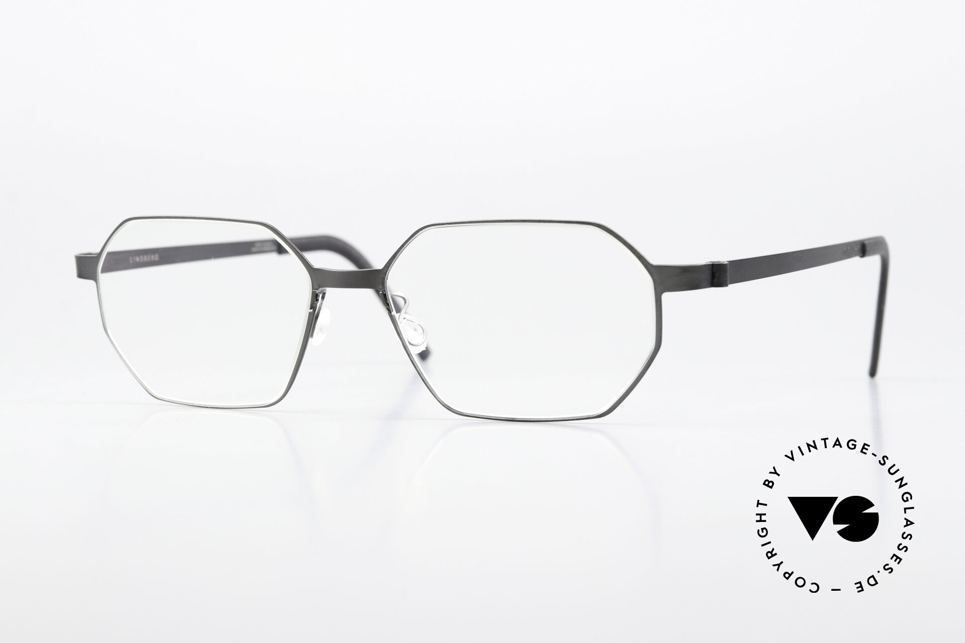 Glasses Lindberg 9634 Strip Titanium Octagonal Titanium Specs