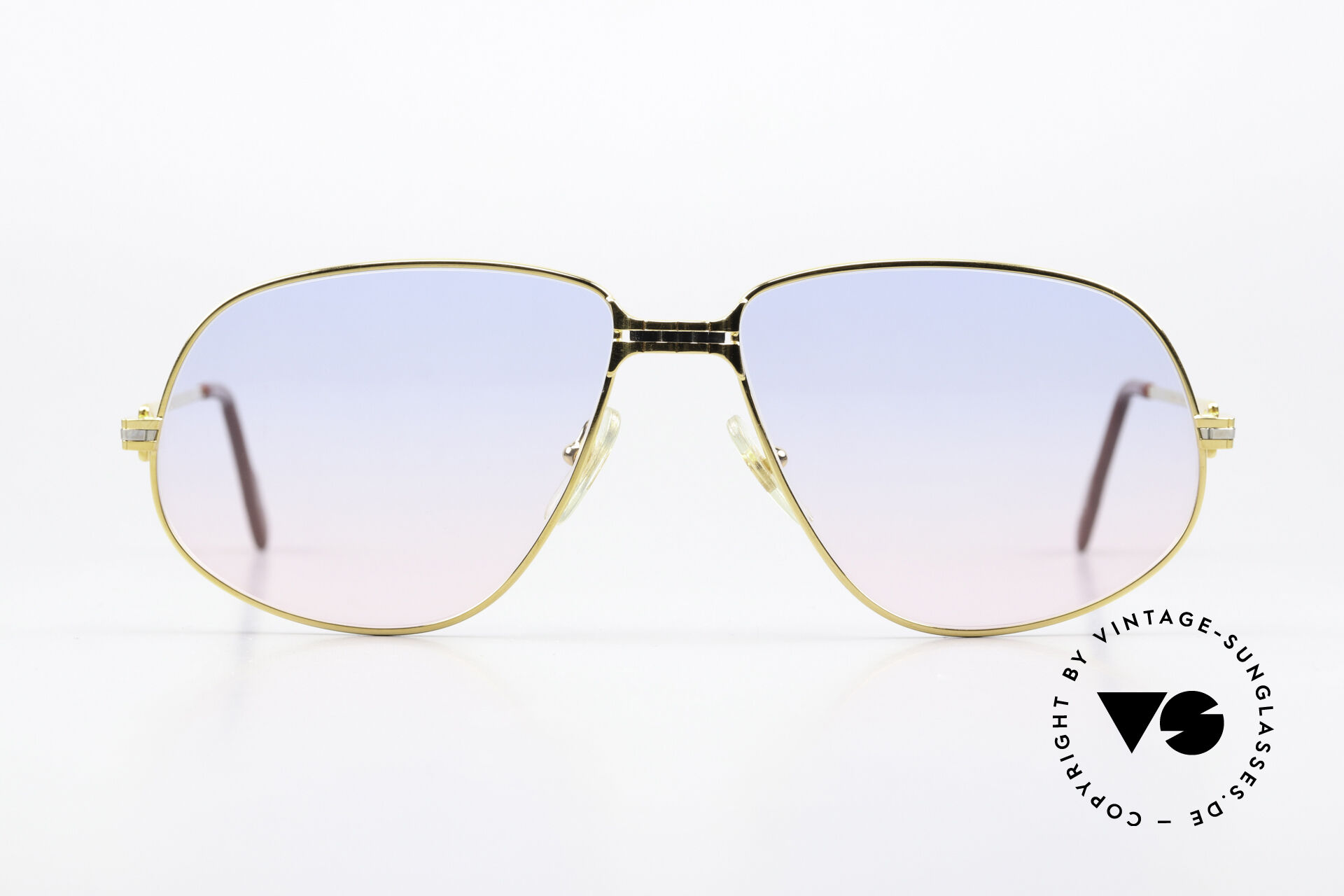 Sunglasses Cartier Panthere G.M. - XL Baby-Blue Pink Gradient Lens
