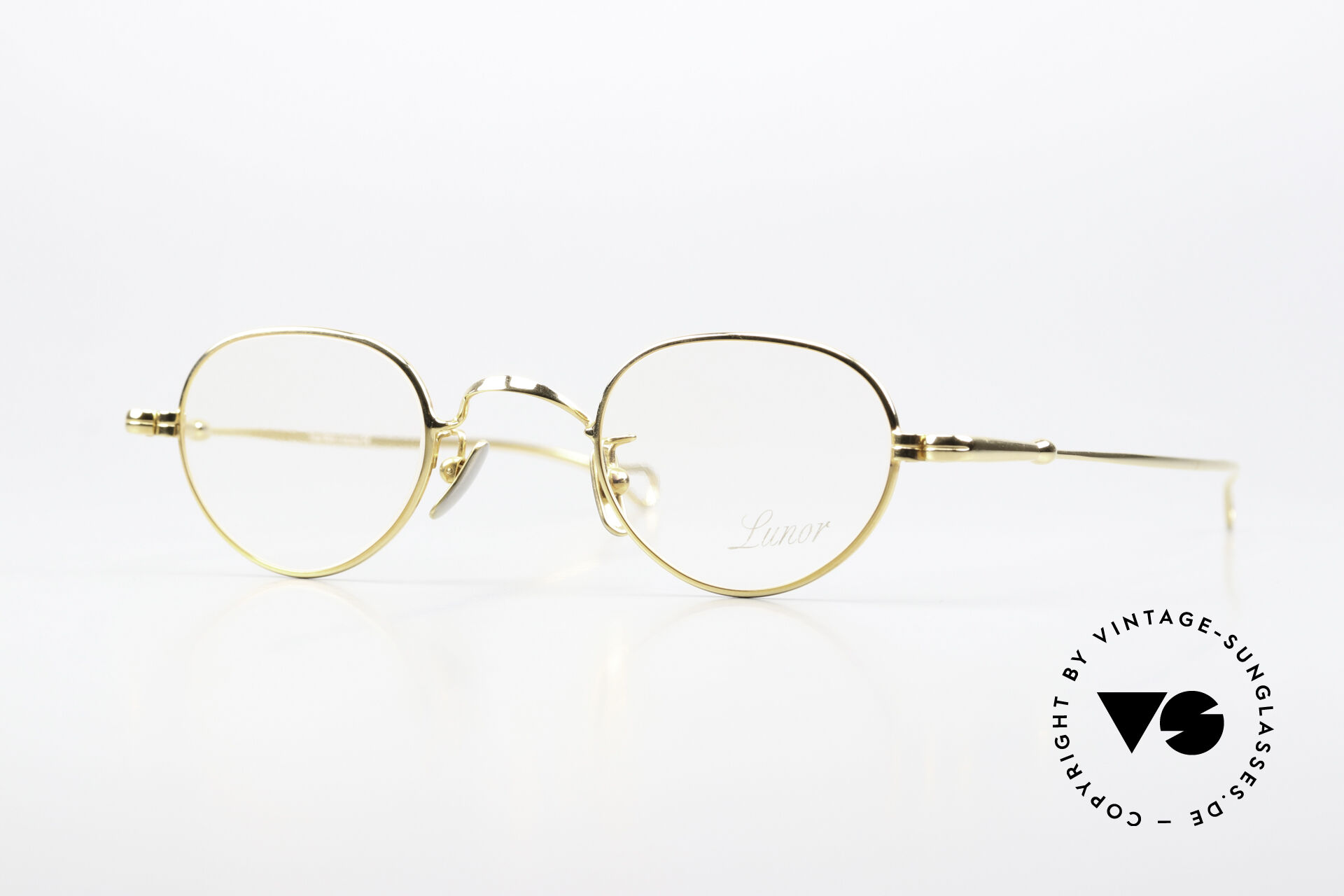 Glasses Lunor V 103 Timeless Frame Yellow Gold