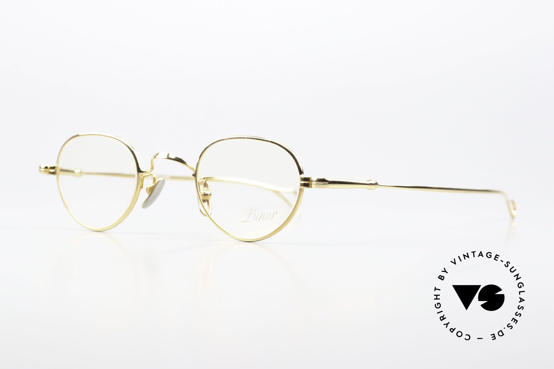 Glasses Lunor V 103 Timeless Frame Yellow Gold