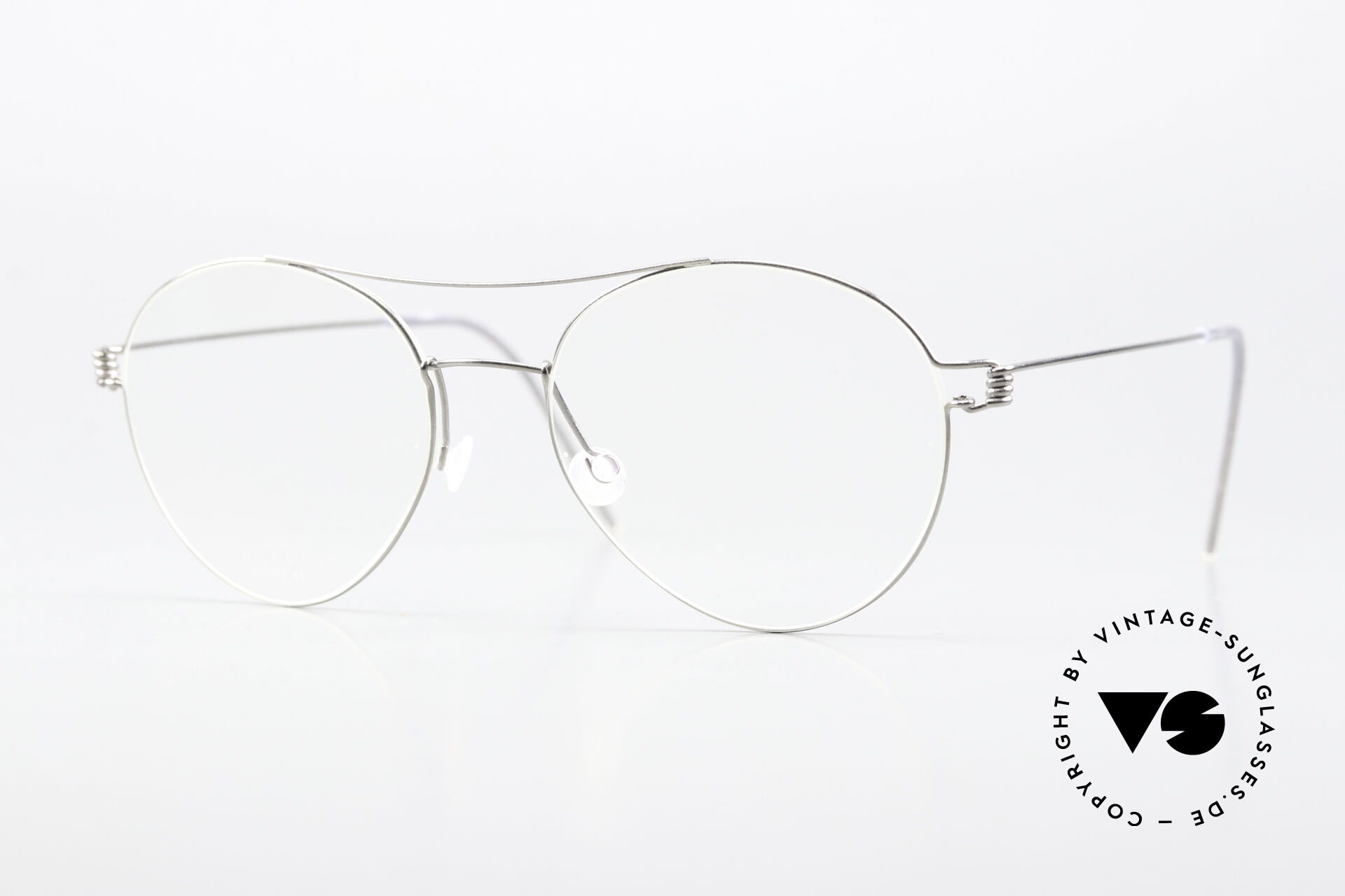 Glasses Lindberg Nomi 49 Air Titan Rim Feminine Aviator Design