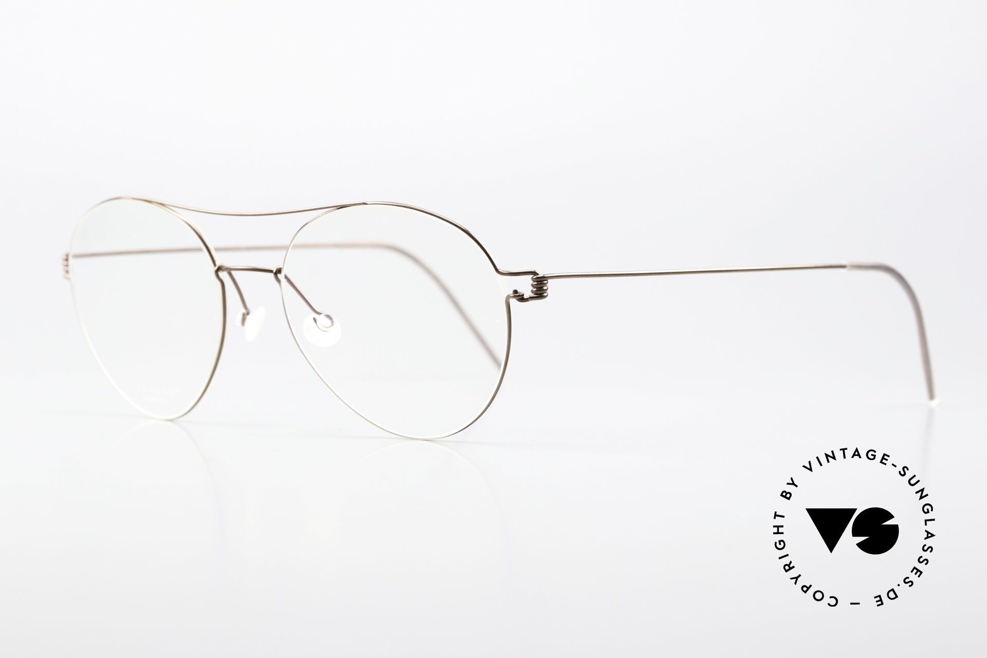 Glasses Lindberg Nomi 51 Air Titan Rim Feminine Aviator Frame