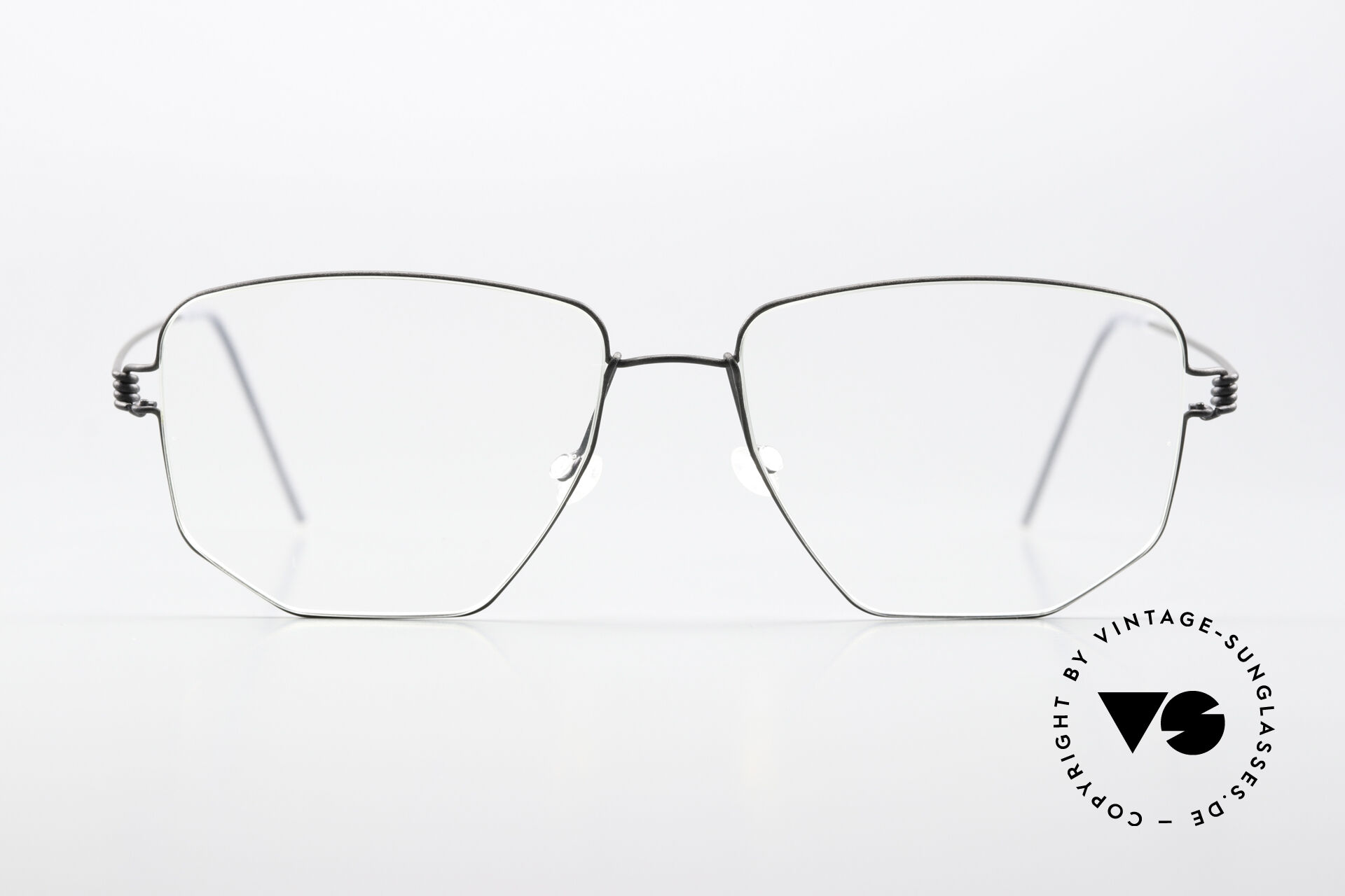Glasses Lindberg Selim Air Titan Rim Square Frame Matt Black