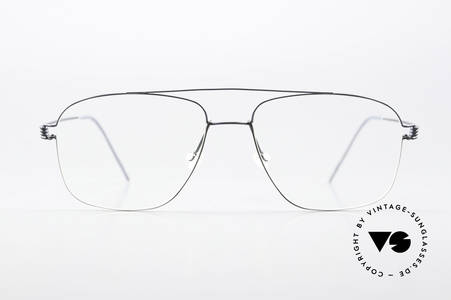 Glasses Lindberg Mikkel Air Titan Rim Men's Frame Square Pilot