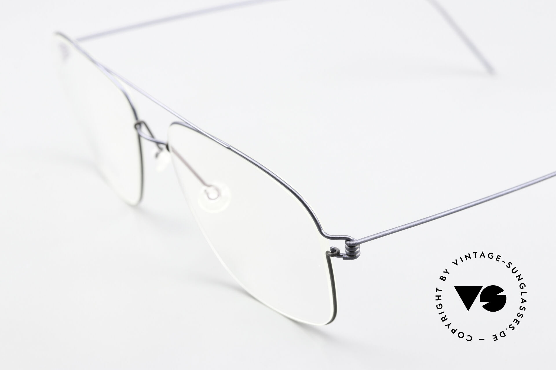 Glasses Lindberg Mikkel Air Titan Rim Men's Frame Square Pilot