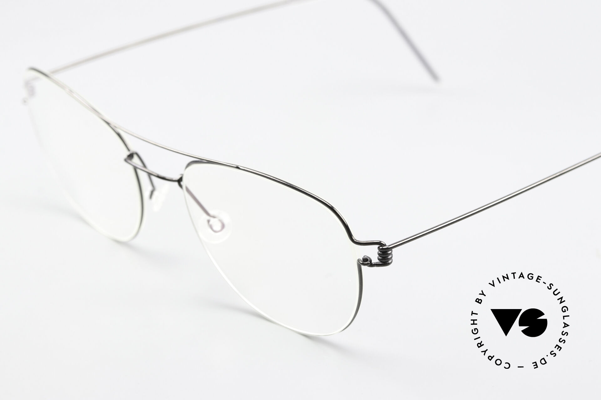 Glasses Lindberg Ole Air Titan Rim Round Aviator Design