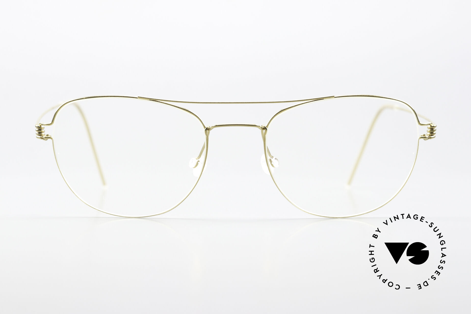 Glasses Lindberg Ole Air Titan Rim Round Pilot Design Unisex