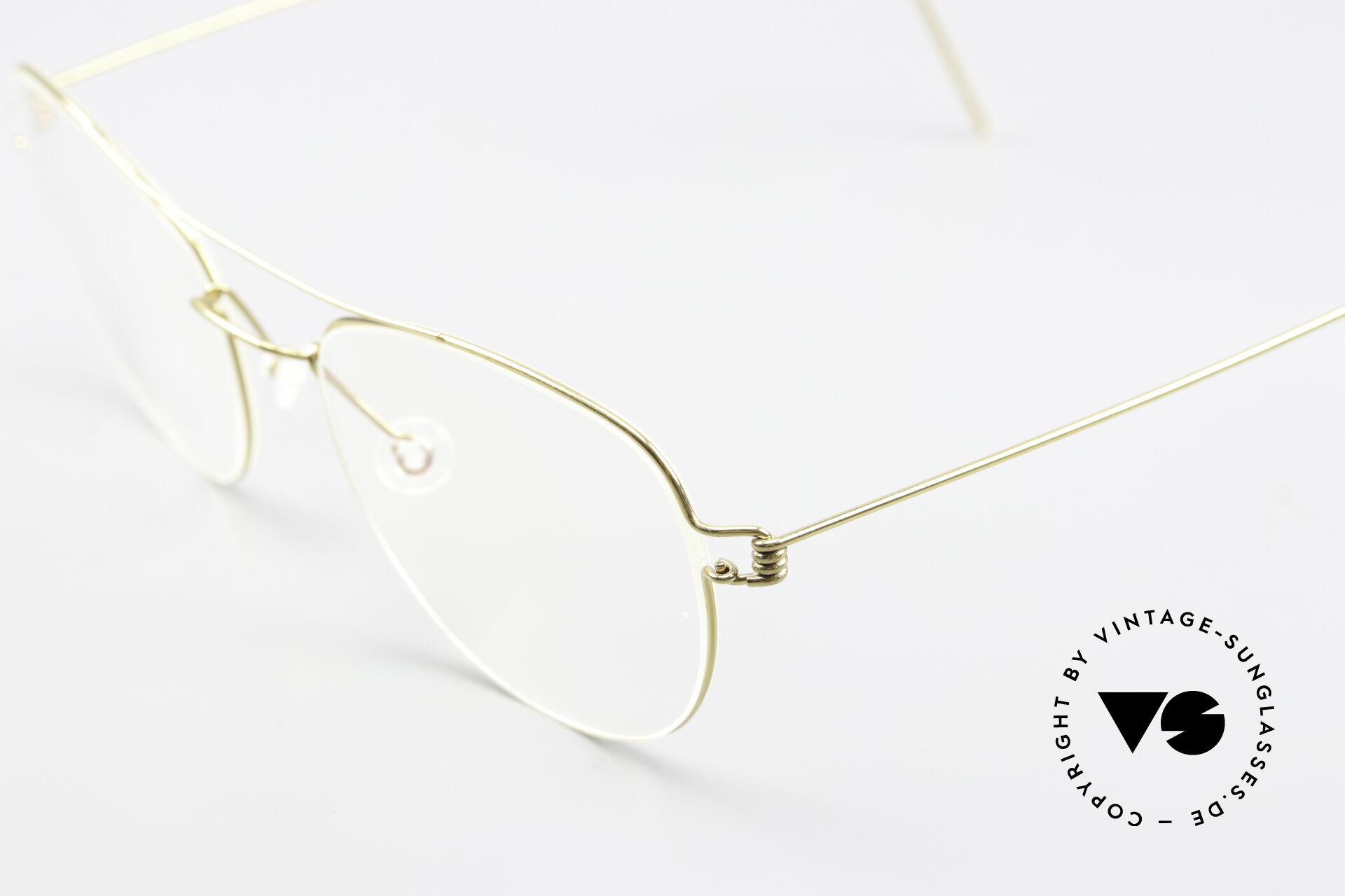 Glasses Lindberg Ole Air Titan Rim Round Pilot Design Unisex