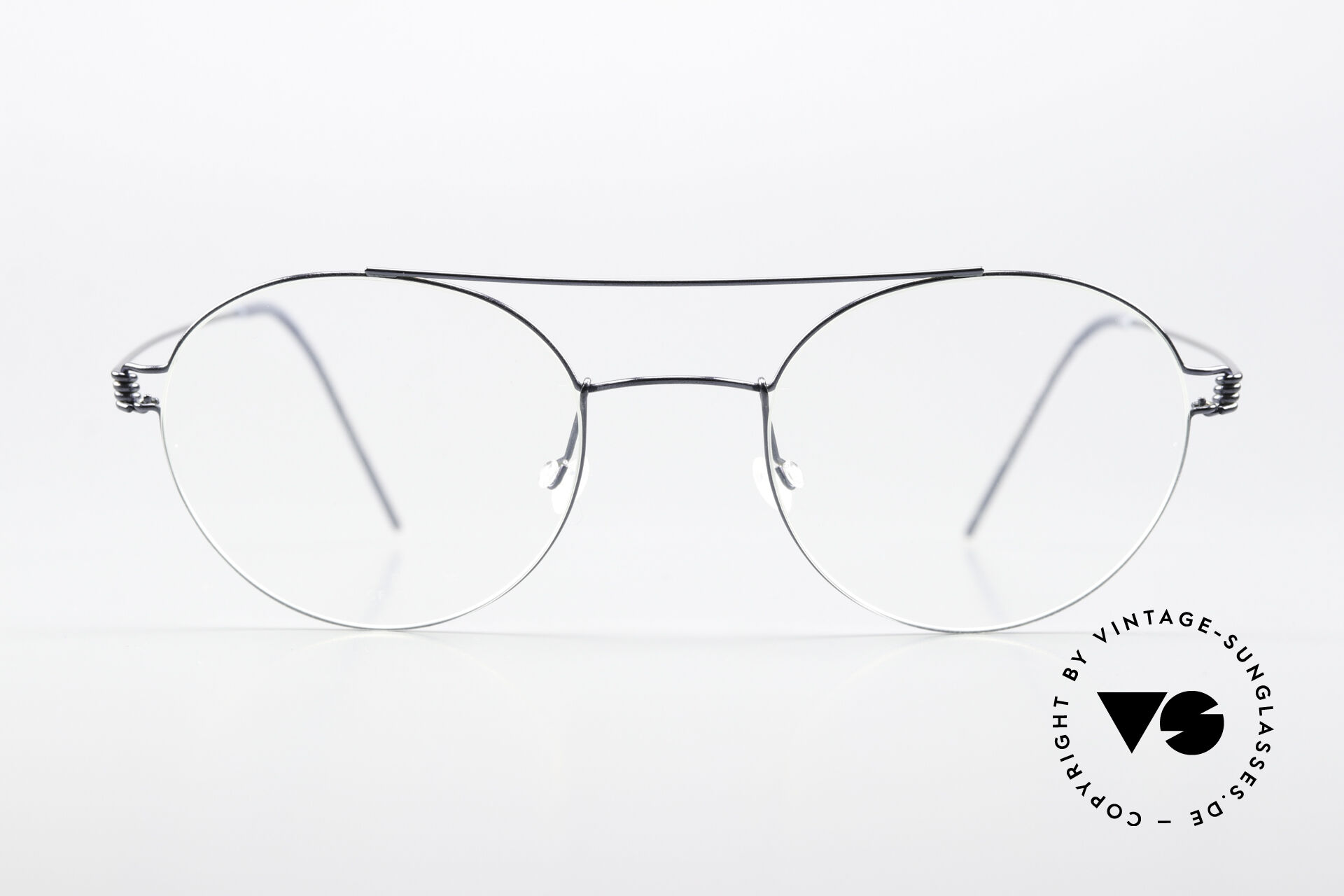 Glasses Lindberg Bruce 50 Air Titan Rim Polished Titanium Frame