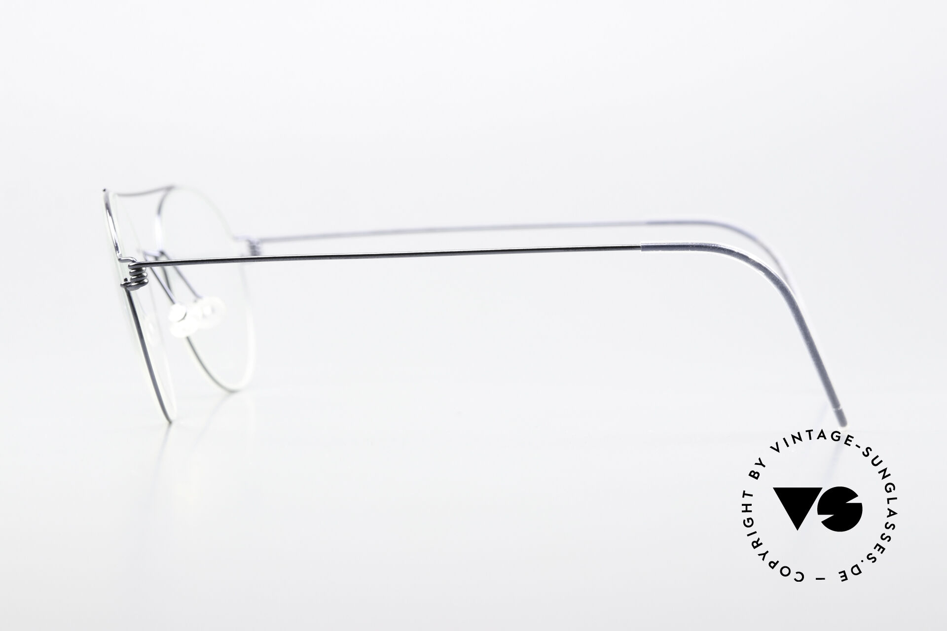 Glasses Lindberg Bruce 50 Air Titan Rim Polished Titanium Frame