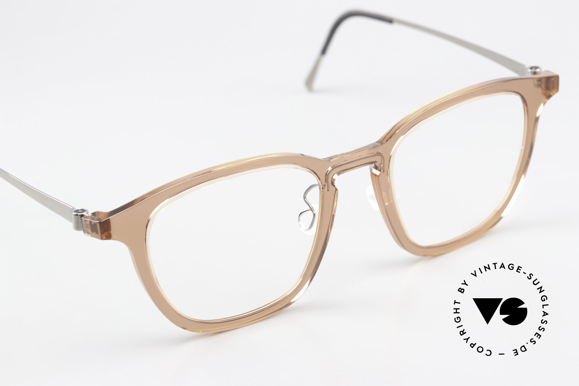 Glasses Lindberg 1047 Acetanium Designer Specs Rose Silver