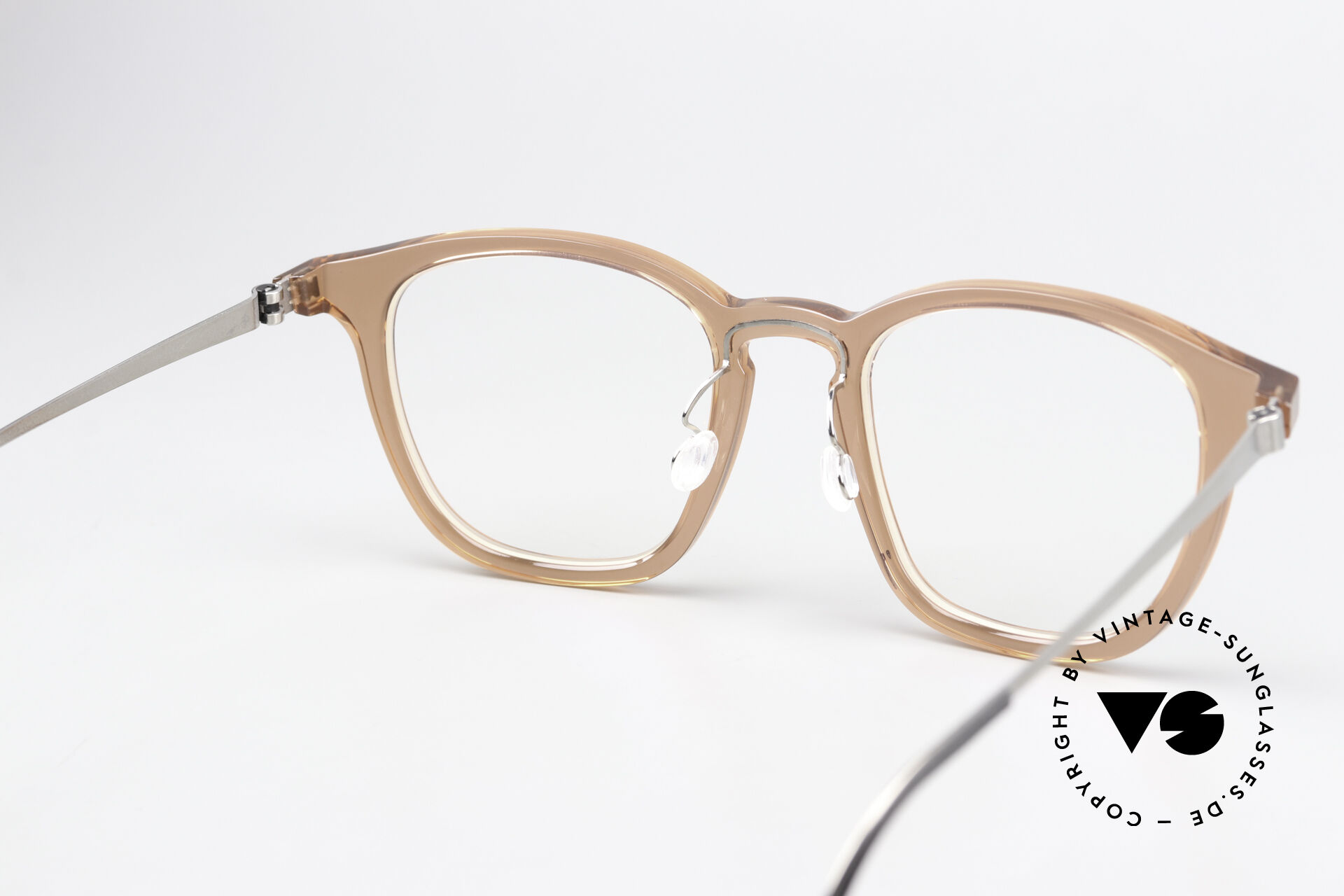 Glasses Lindberg 1047 Acetanium Designer Specs Rose Silver