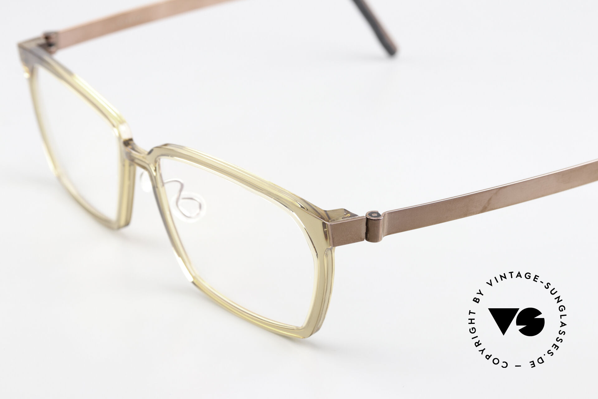 Glasses Lindberg 1264 Acetanium Square Translucid Frame