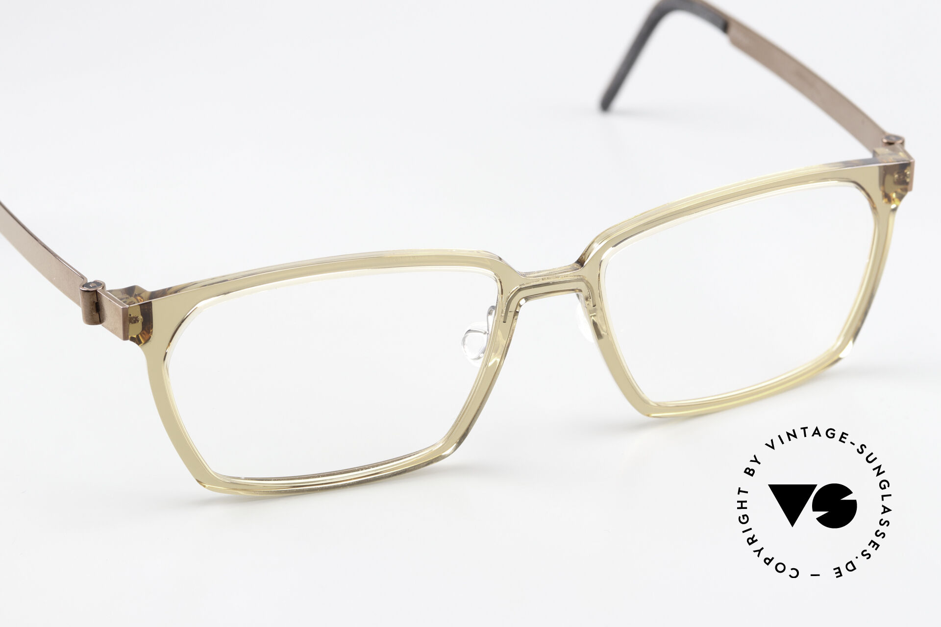 Glasses Lindberg 1264 Acetanium Square Translucid Frame