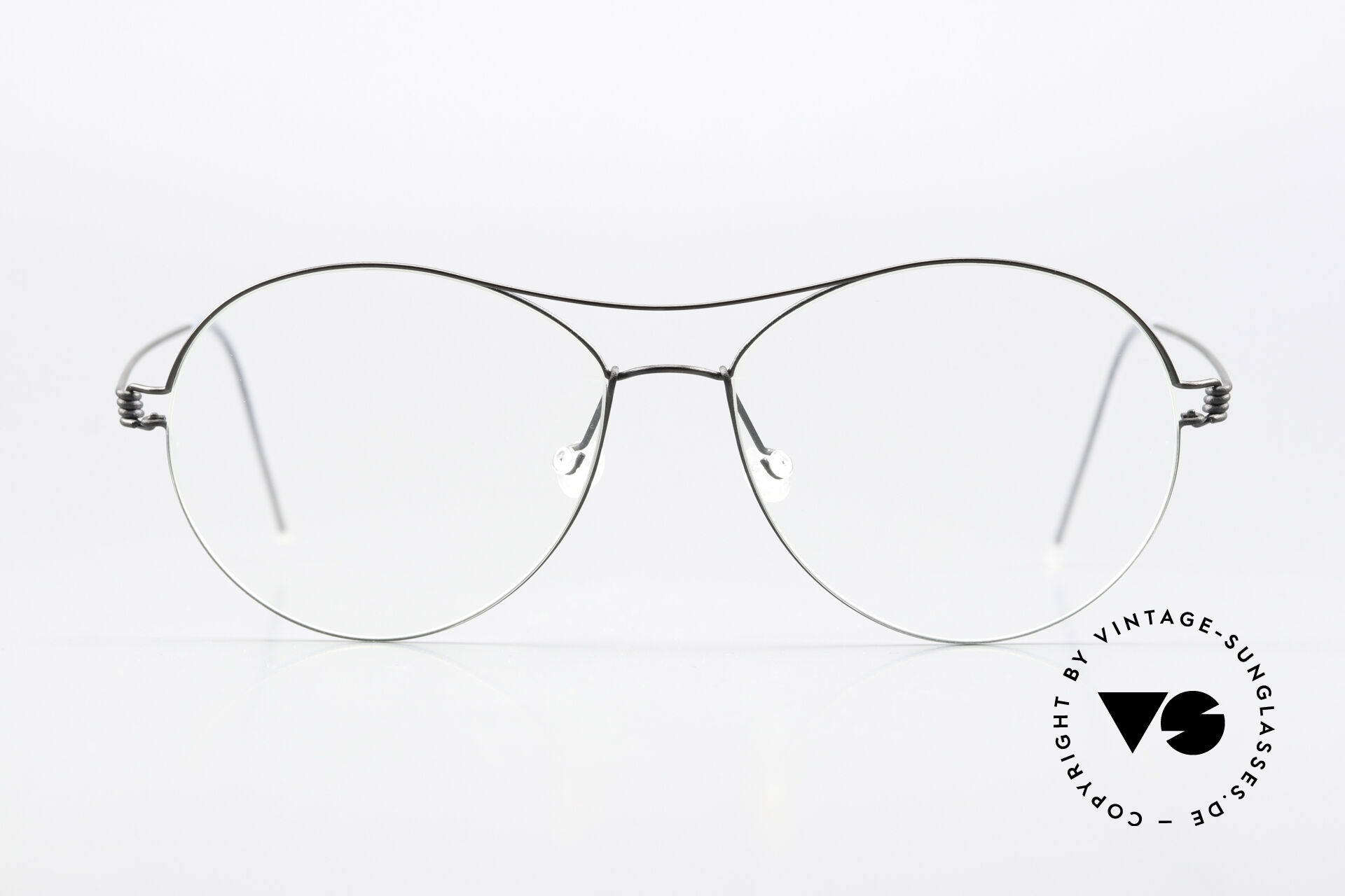 Glasses Lindberg April Air Titan Rim Matt Black Titanium Frame