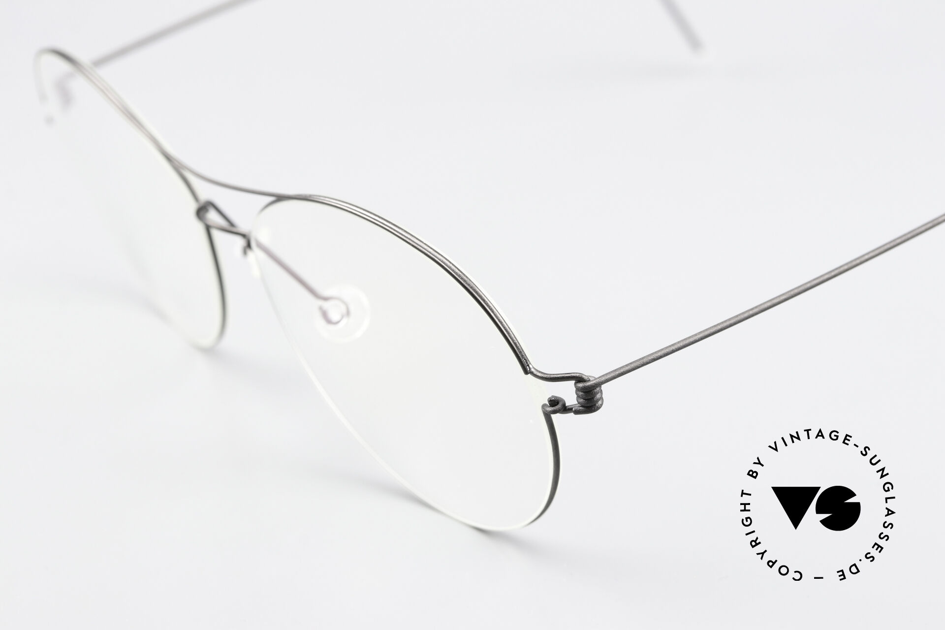 Glasses Lindberg April Air Titan Rim Matt Black Titanium Frame