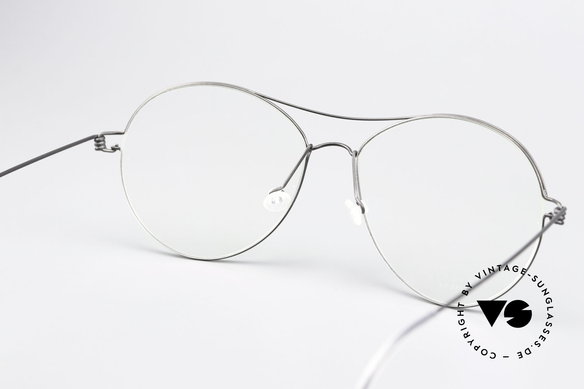 Glasses Lindberg April Air Titan Rim Matt Black Titanium Frame