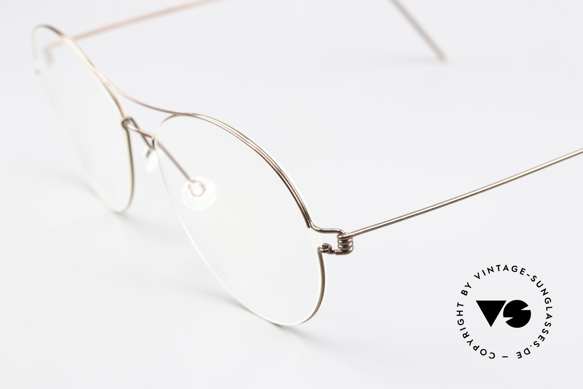 Glasses Lindberg April Air Titan Rim Shiny Brown Titan Frame