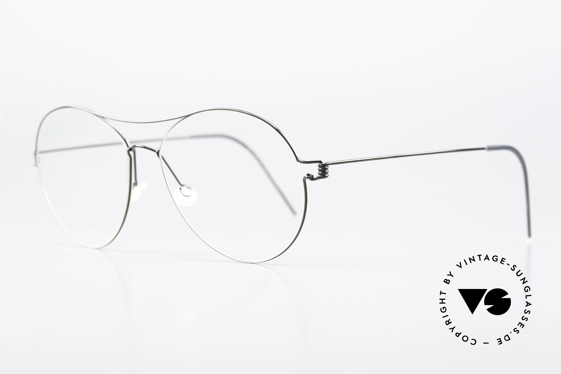 Glasses Lindberg April Air Titan Rim Shiny Black Titan Frame