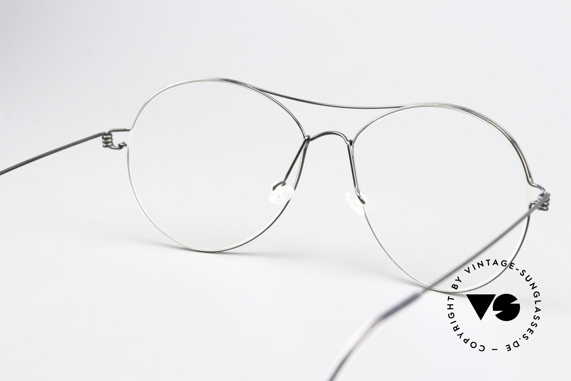 Glasses Lindberg April Air Titan Rim Shiny Black Titan Frame