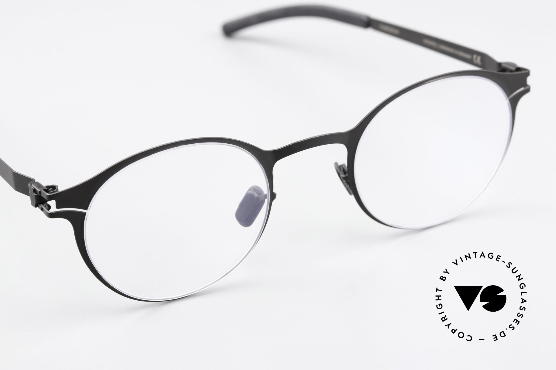 Glasses Mykita Isaac Black Panto Specs Unisex