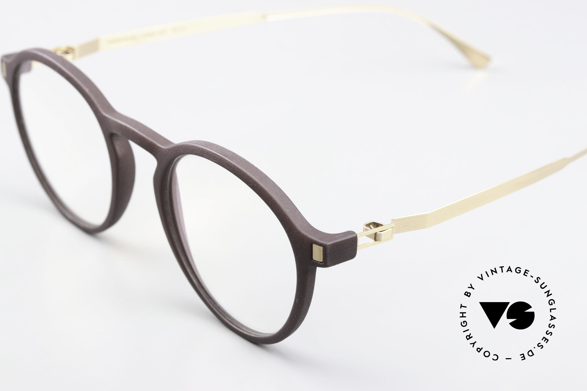 Glasses Mykita Mylon Acai Round Panto Brown Gold