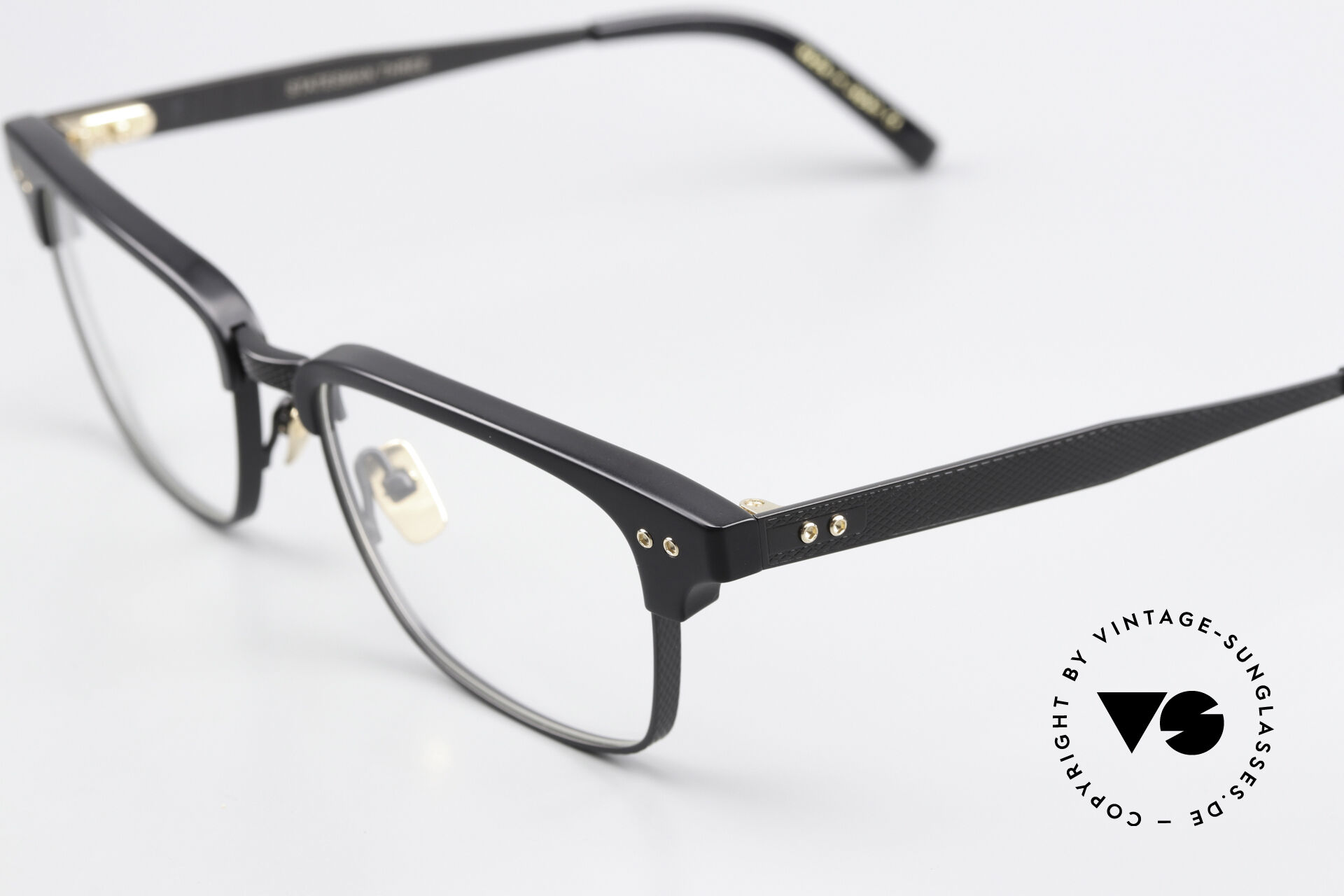 Glasses DITA Statesman Three Extra Large Glasses Black