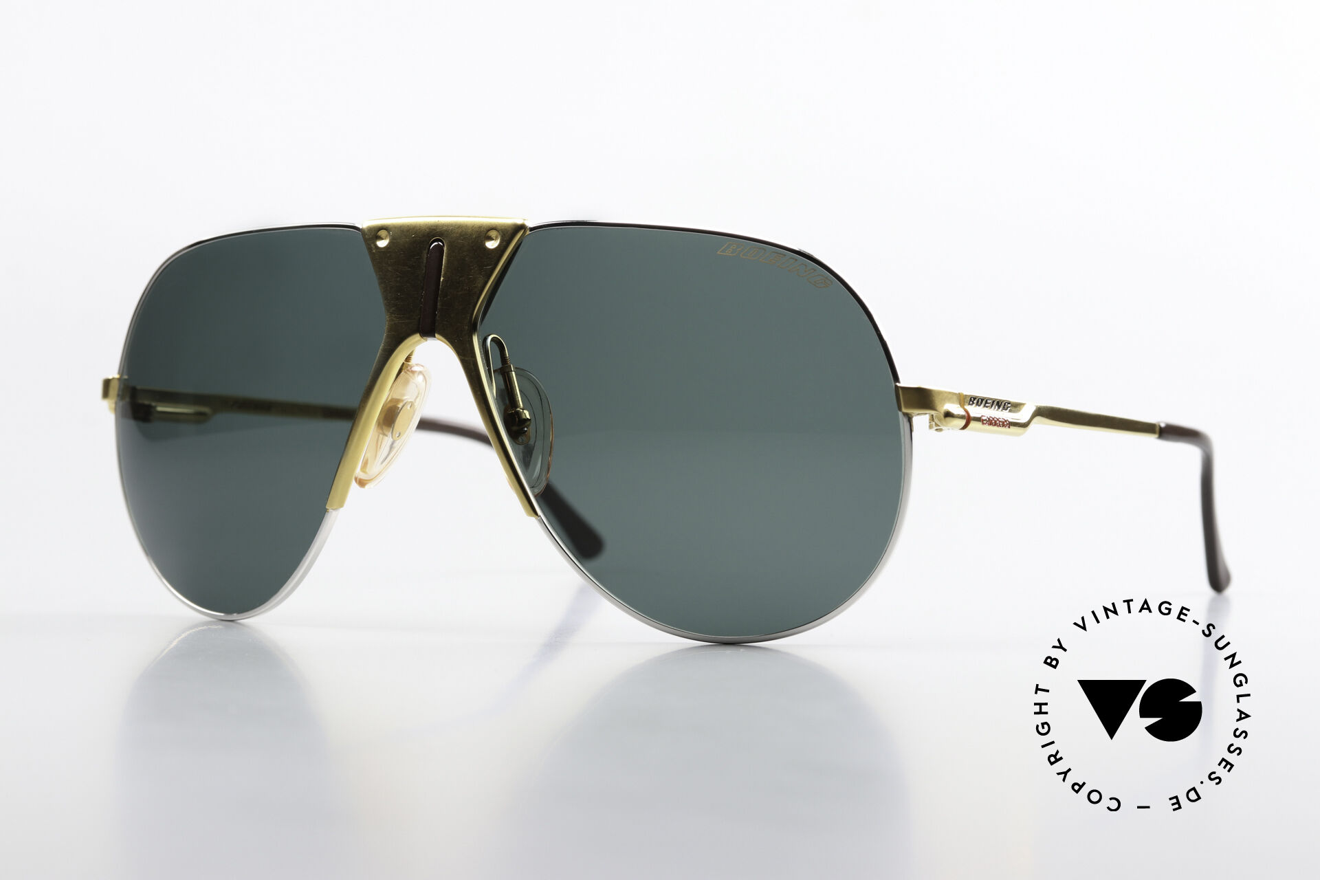 Sunglasses Boeing 5701 Rare XL 80's Pilots Shades