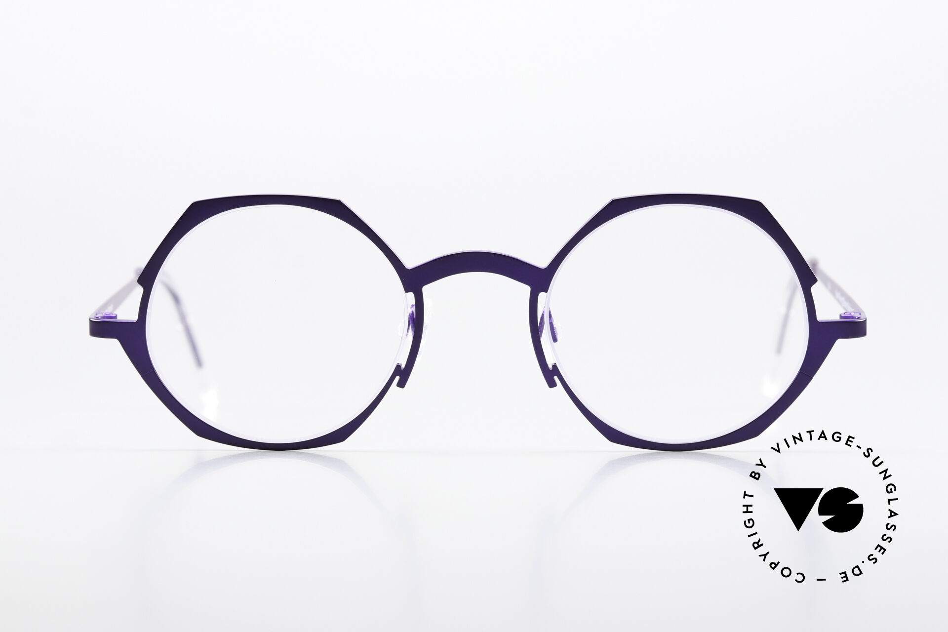 Glasses Theo Belgium Wave Pure Titanium Specs Ladies