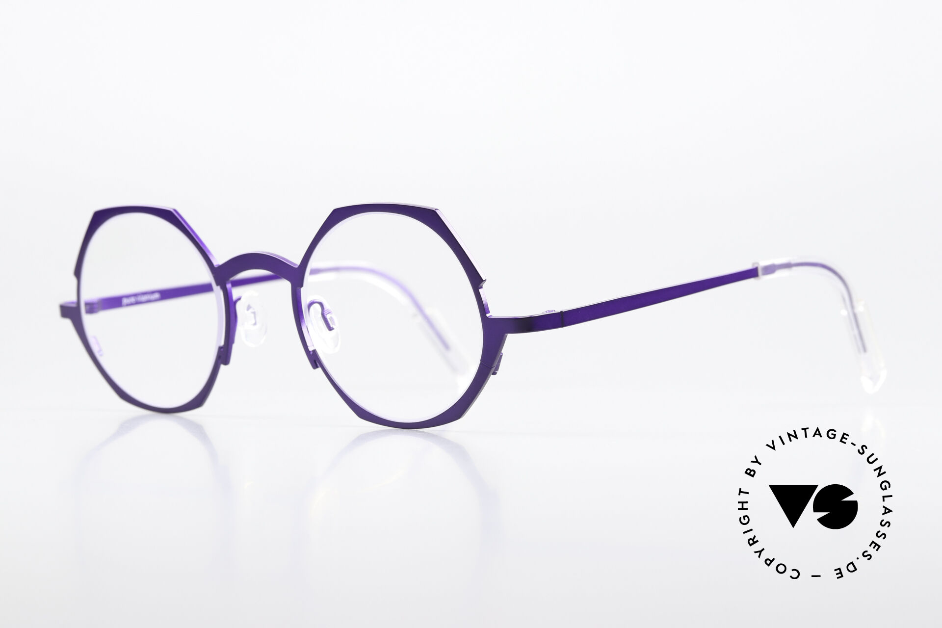 Glasses Theo Belgium Wave Pure Titanium Specs Ladies