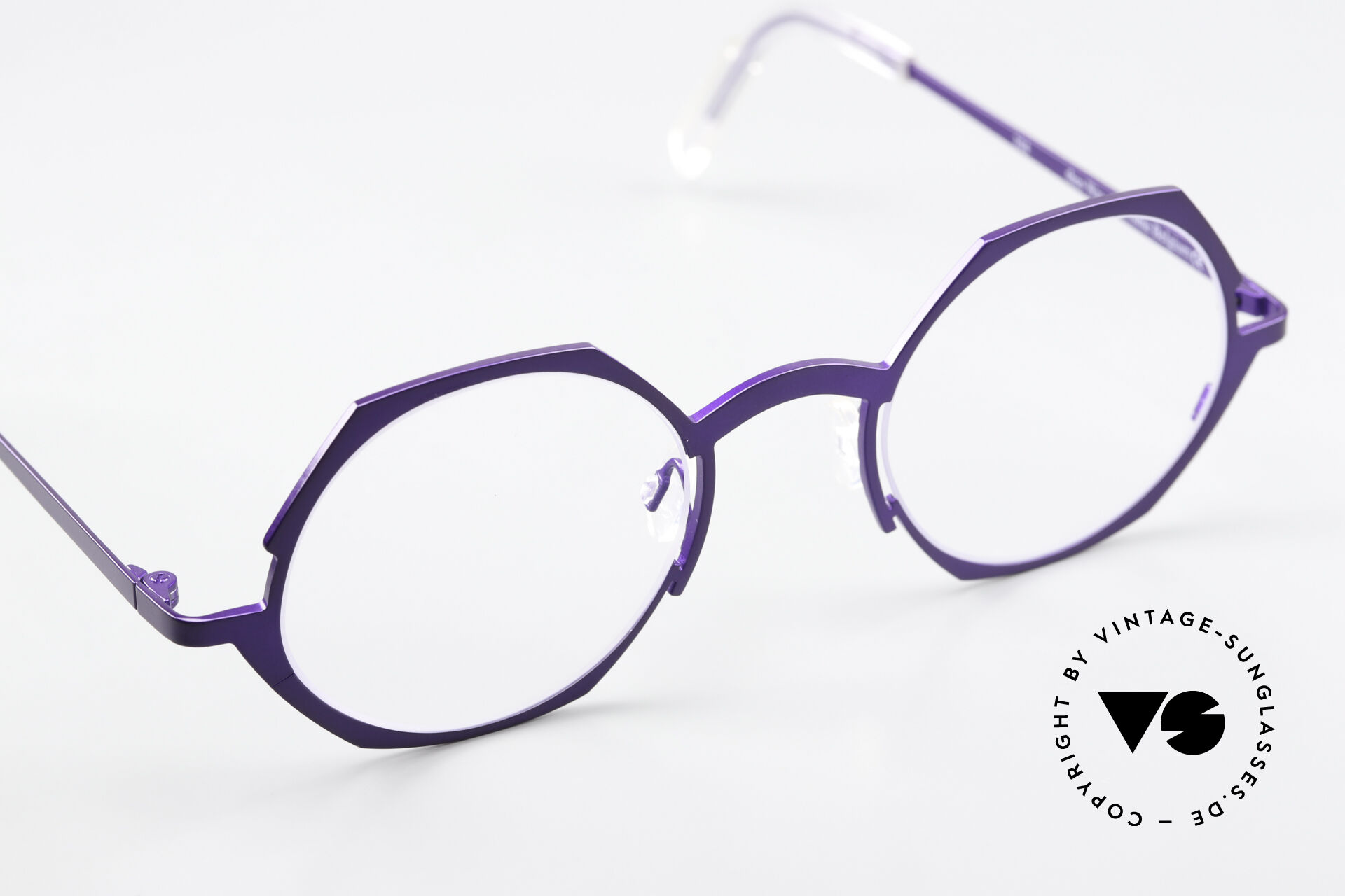 Glasses Theo Belgium Wave Pure Titanium Specs Ladies