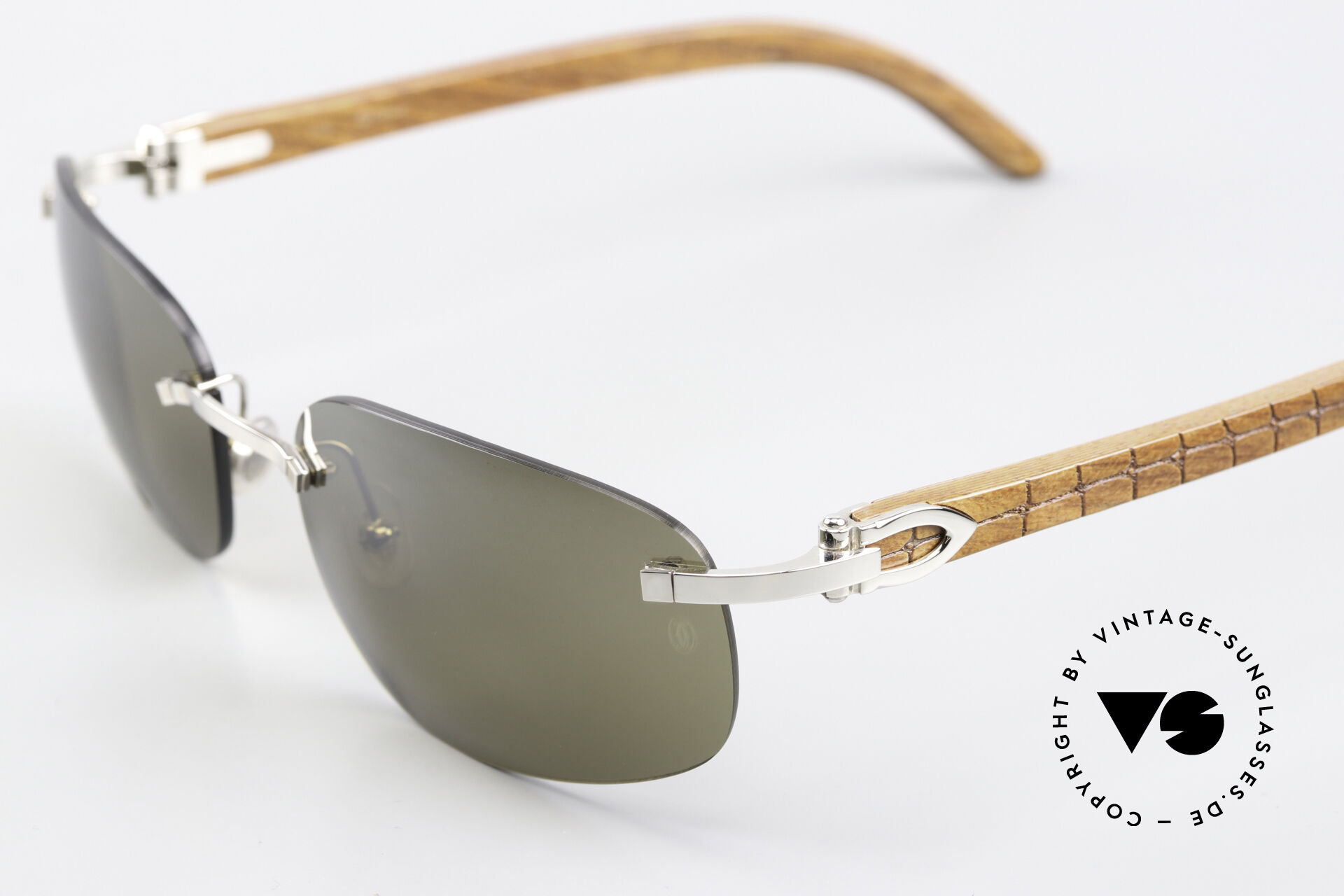 Amazing Cartier Wood Frame Sunglasses Images