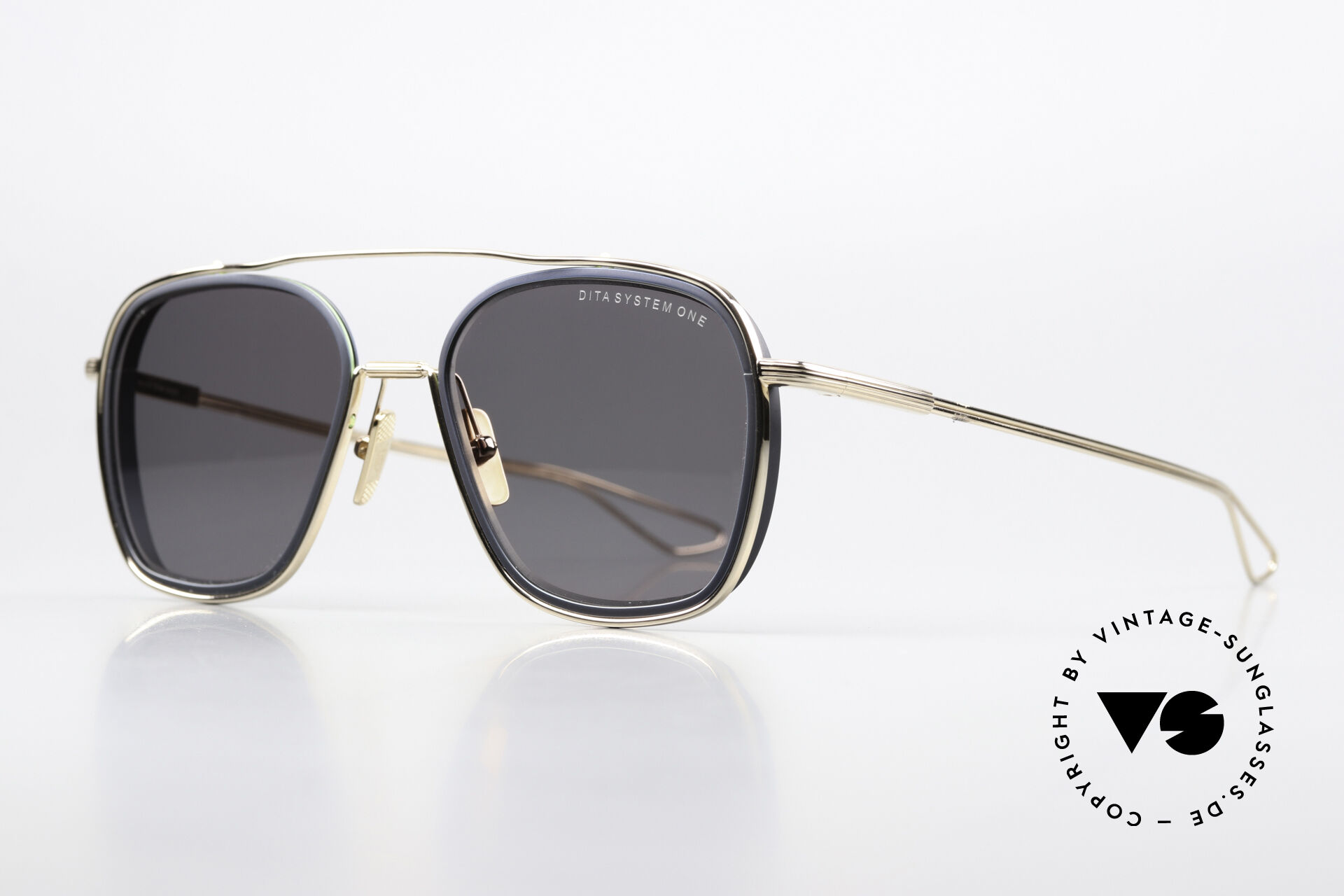 Sunglasses DITA System One Luxury Frame Night Black