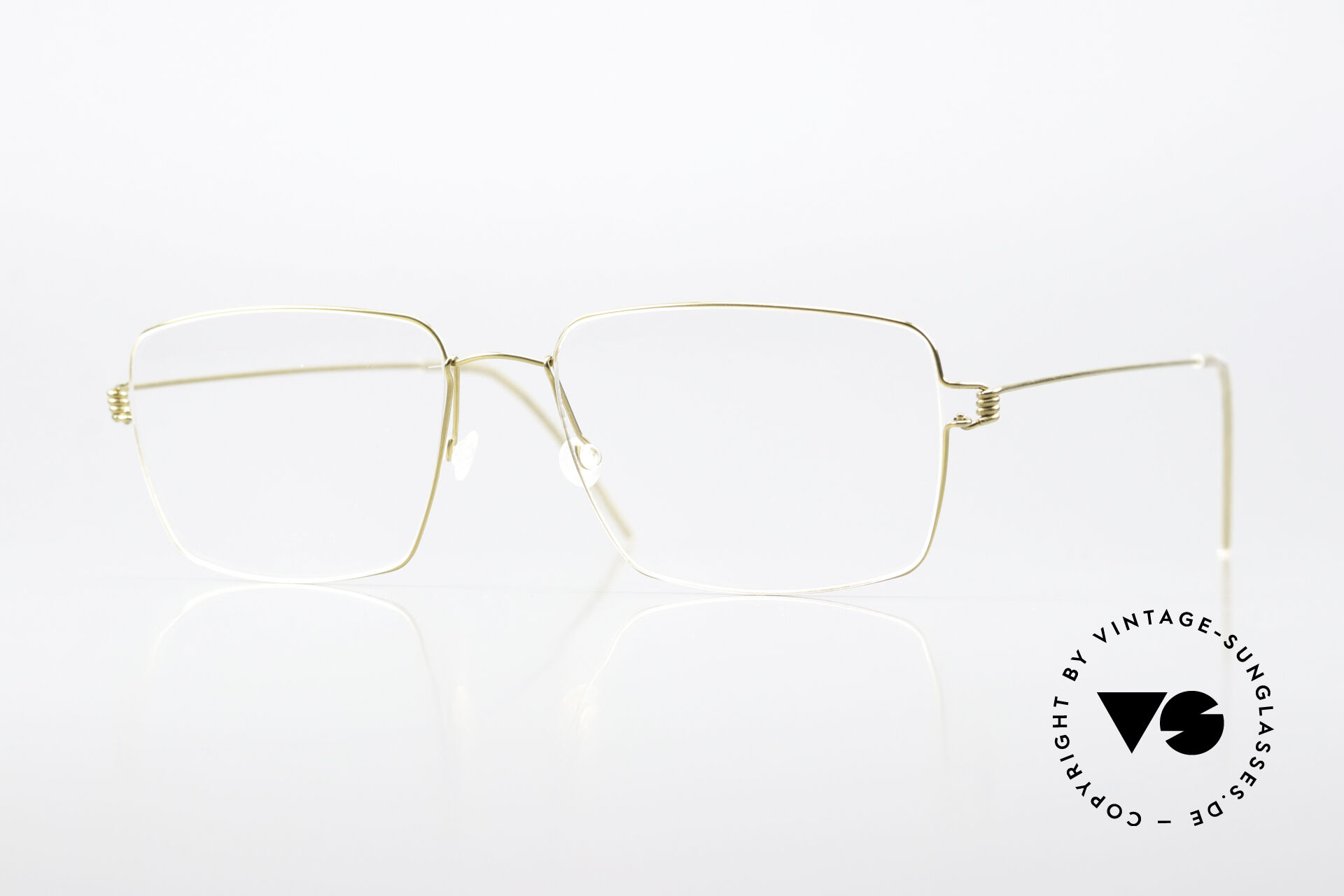 Glasses Lindberg Gary Air Titan Rim Square Titanium Frame Men