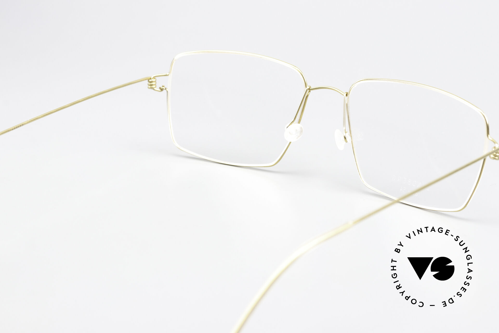 Glasses Lindberg Gary Air Titan Rim Square Titanium Frame Men