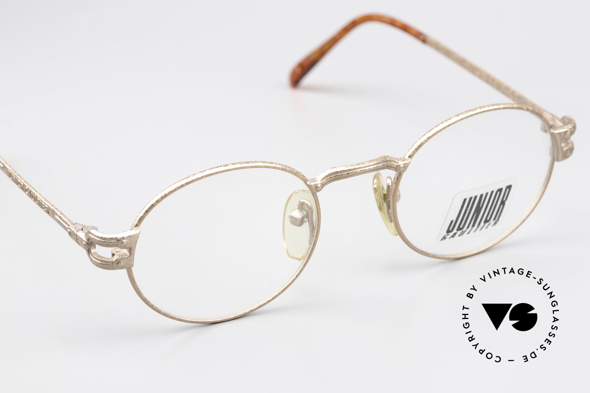 Glasses Jean Paul Gaultier 57-3176 90's Frame In Rusty Gold
