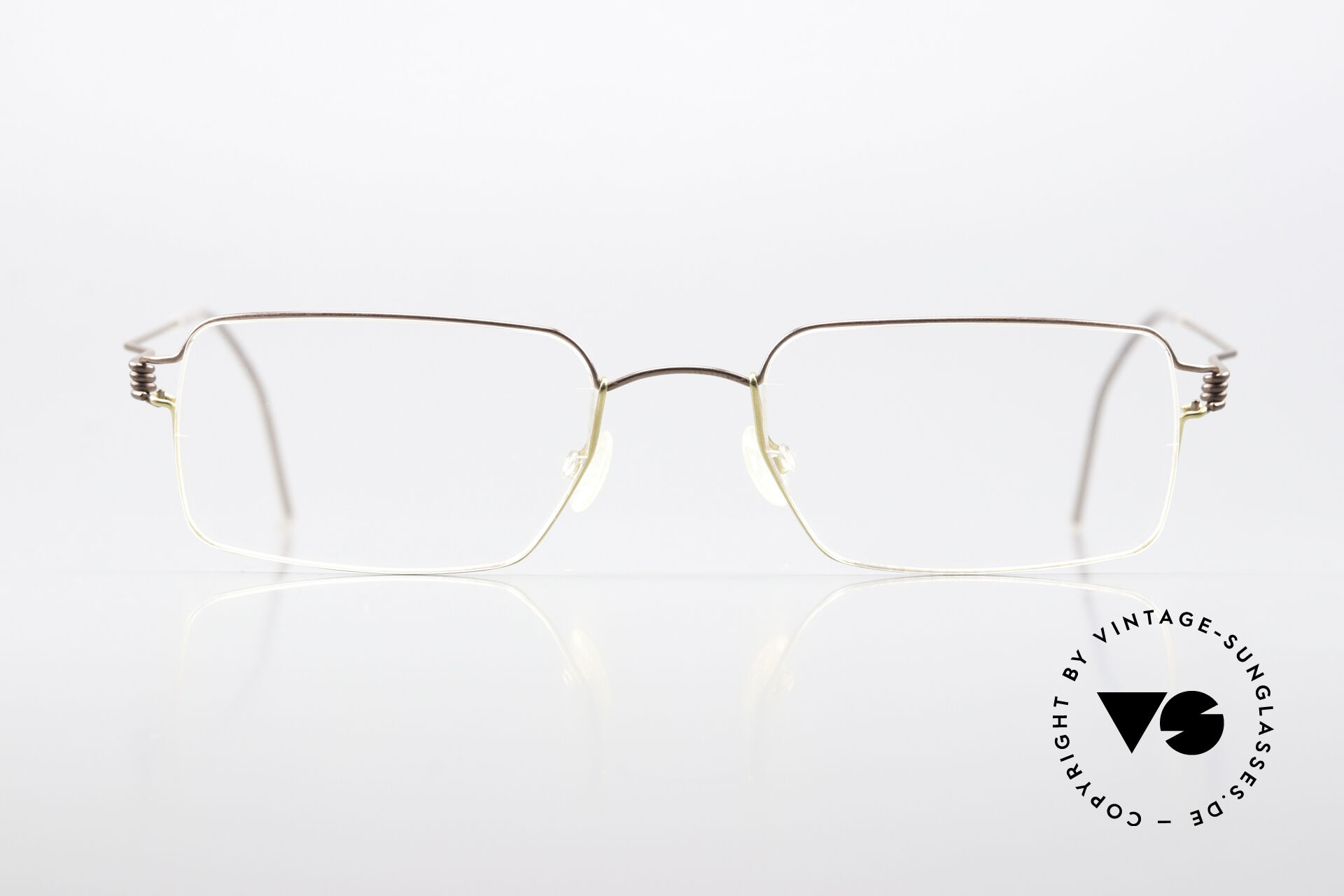 Glasses Lindberg Cantus Air Titan Rim Square Titan Frame Bicolor