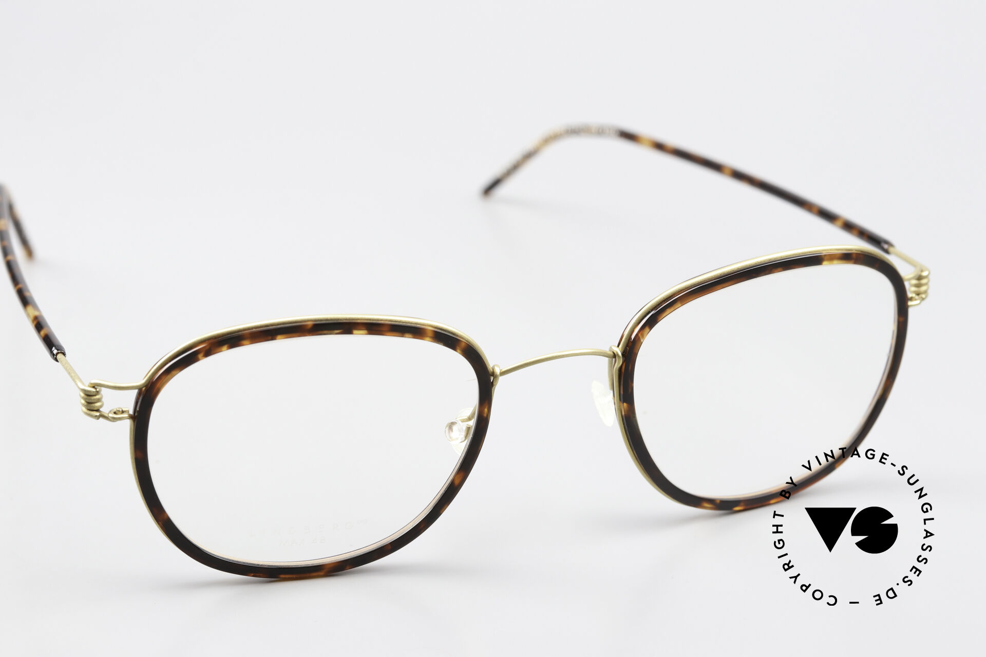 Glasses Lindberg Max 48 Air Titan Rim Titan Frame Acetate Cover