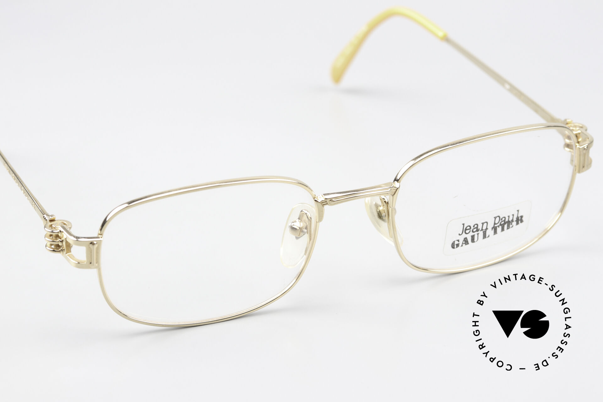 Glasses Jean Paul Gaultier 55-6107 Gold Plated Designer Frame