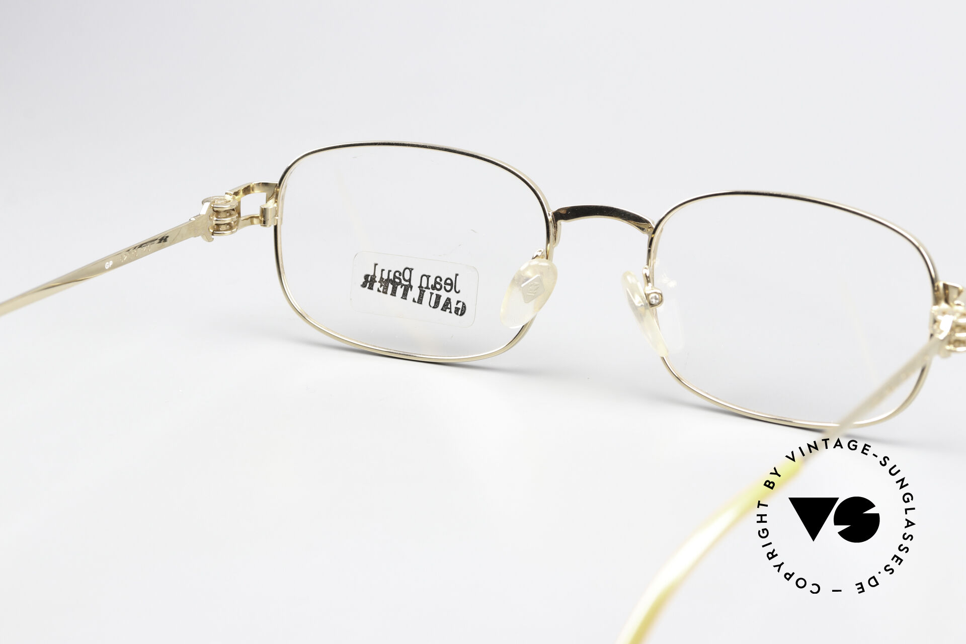 Glasses Jean Paul Gaultier 55-6107 Gold Plated Designer Frame