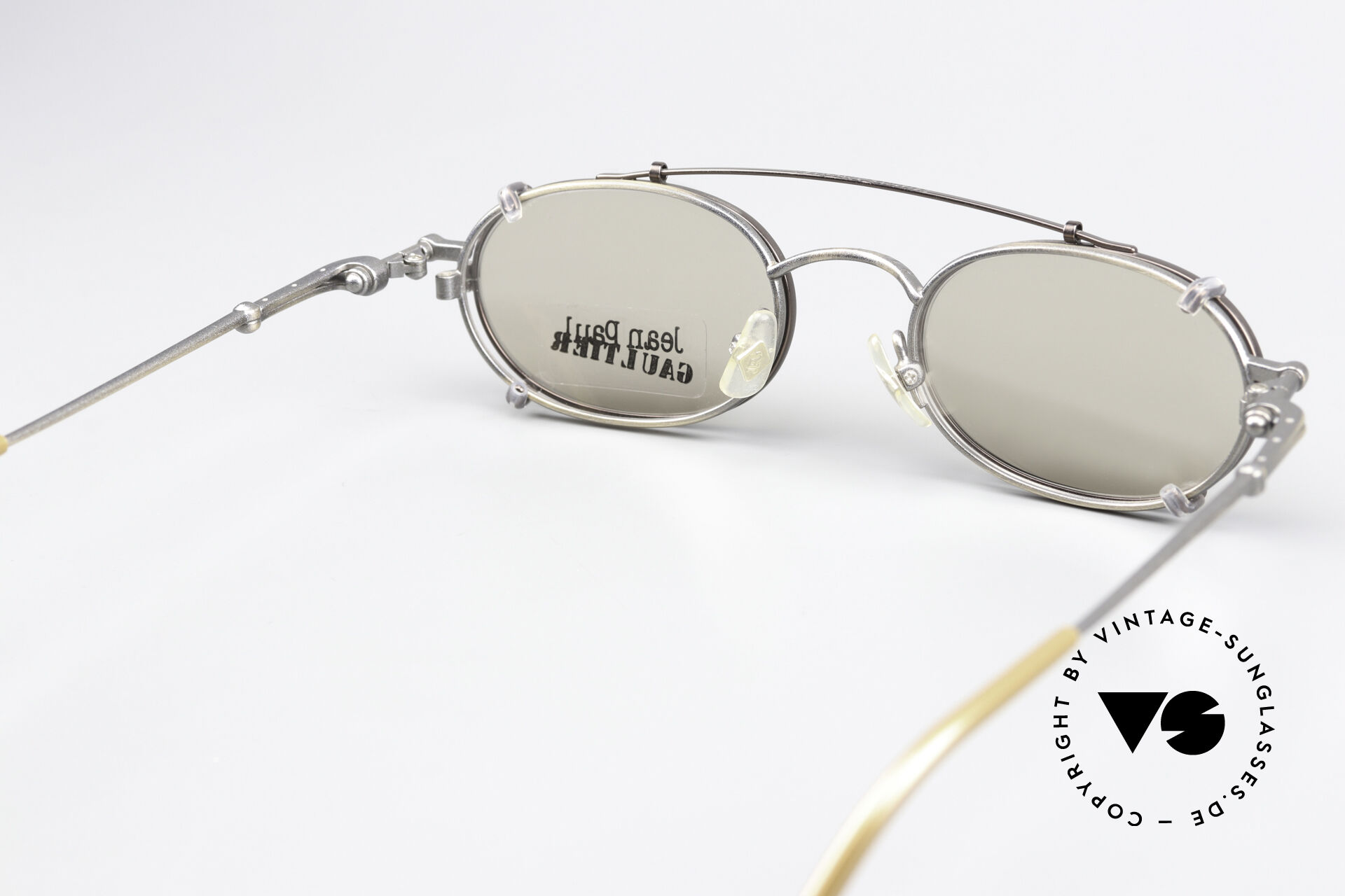 Sunglasses Jean Paul Gaultier 55-0012 Vintage Frame With Clip On