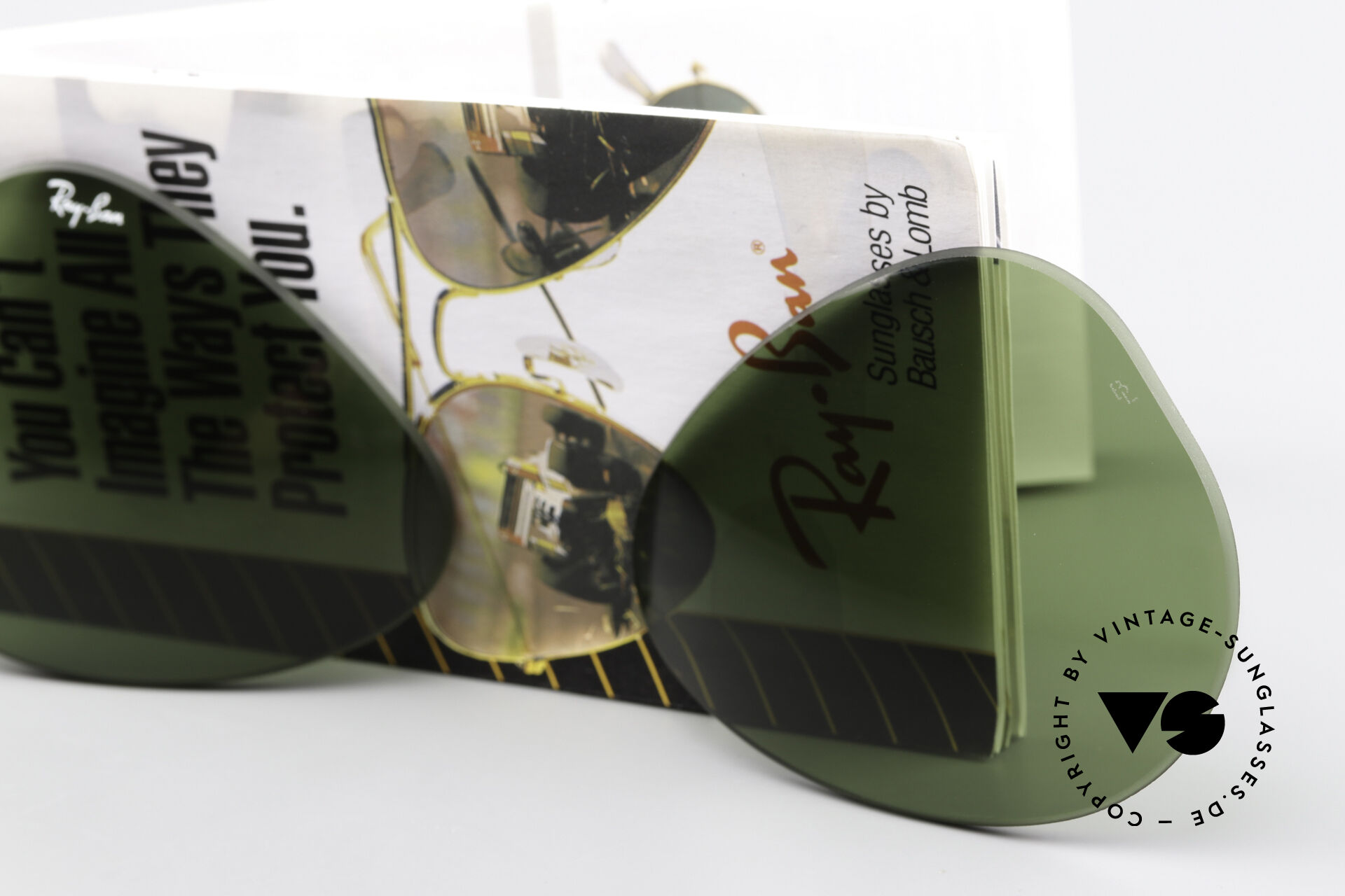 Sunglasses Ray Ban Aviator 62mm Lenses B&L USA Mineral Lens RB3