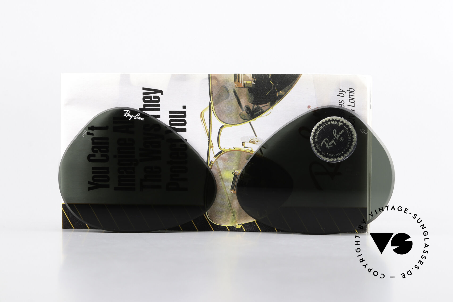 Sunglasses Ray Ban Aviator 58mm Lenses G15 B&L USA Mineral Lens