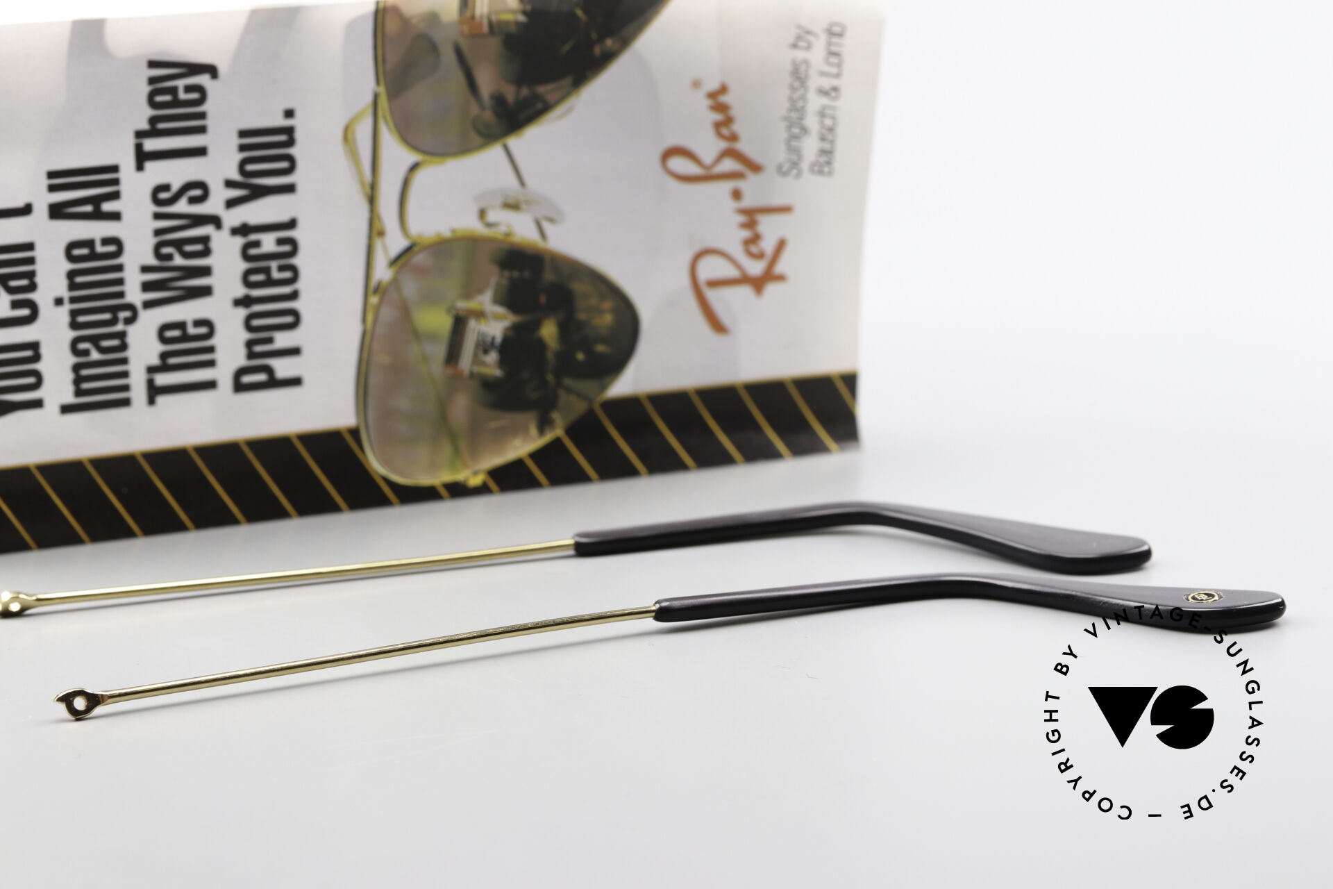 Sunglasses Ray Ban Precious Metals Temples For Shooter & Outdoors