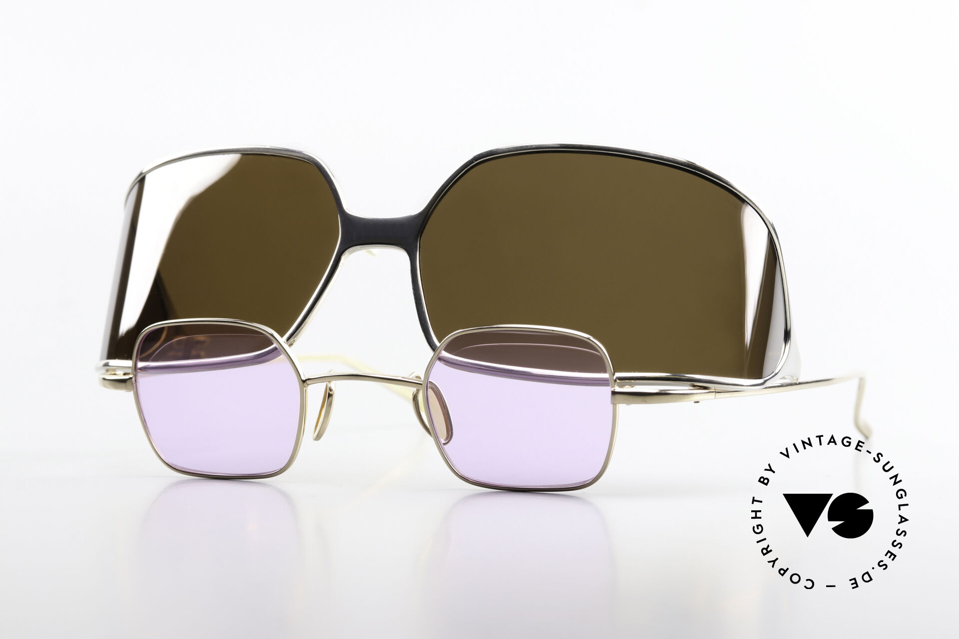 Sunglasses Christian Roth 14004 Wrap Around Sun Clip On