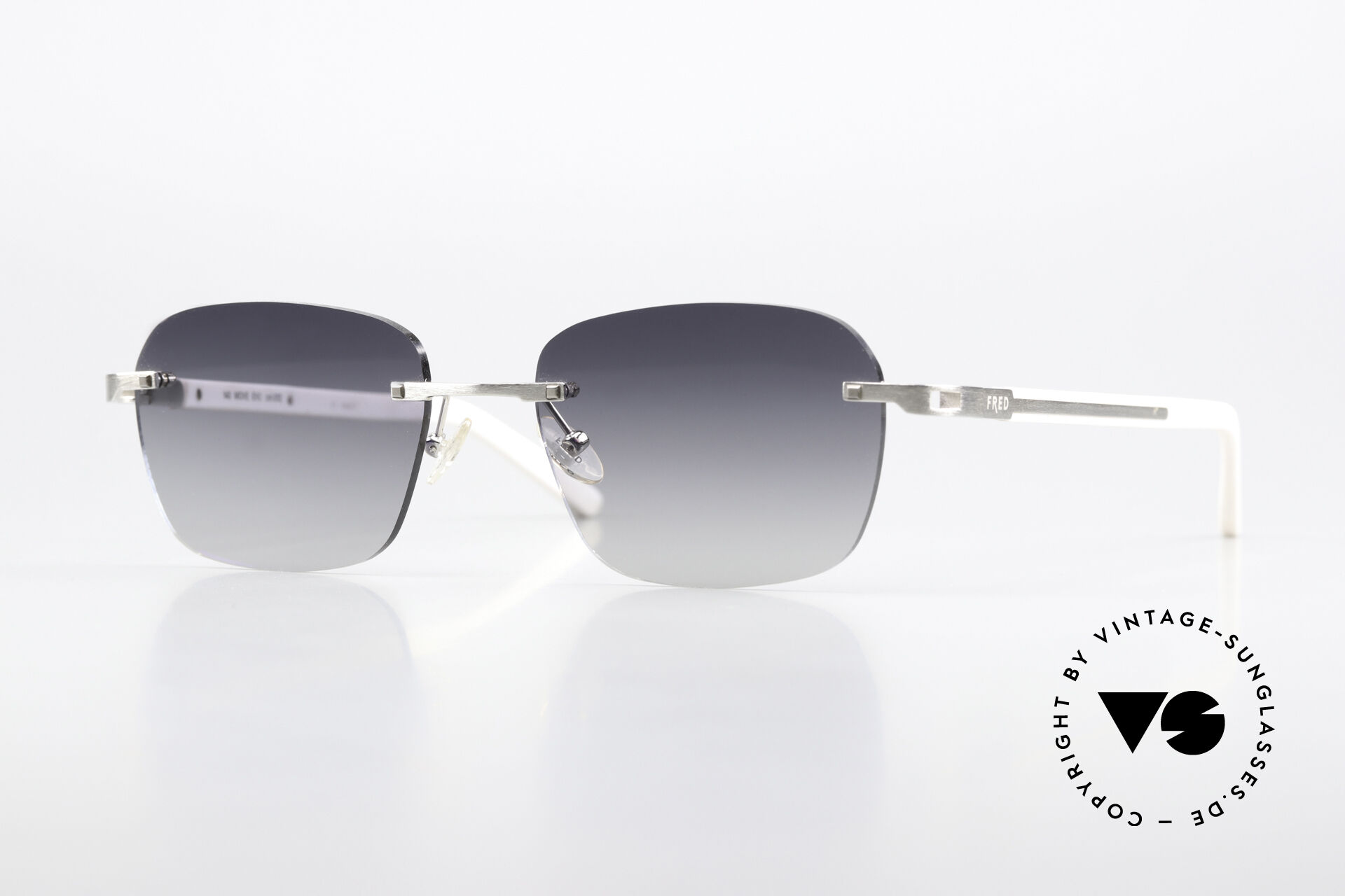 Sunglasses Fred Move F1 Square Rimless Sunglasses