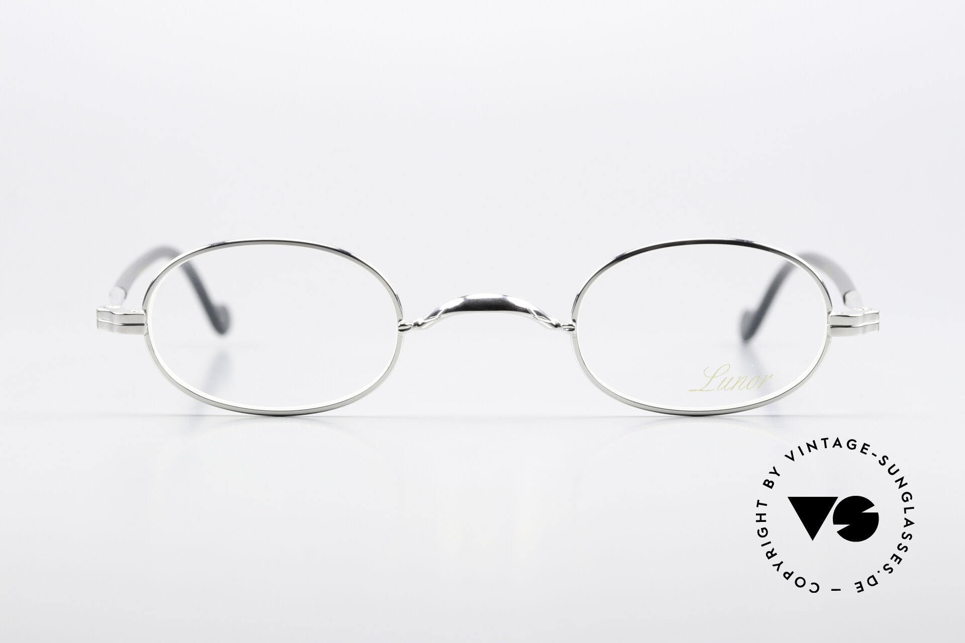 Glasses Lunor II A 08 Oval Frame Acetate Temples