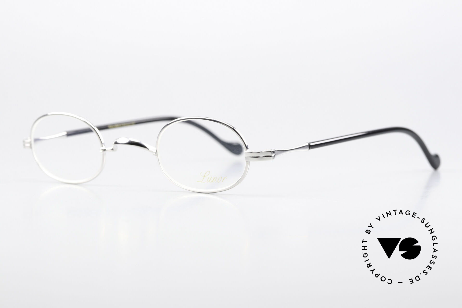 Glasses Lunor II A 08 Oval Frame Acetate Temples